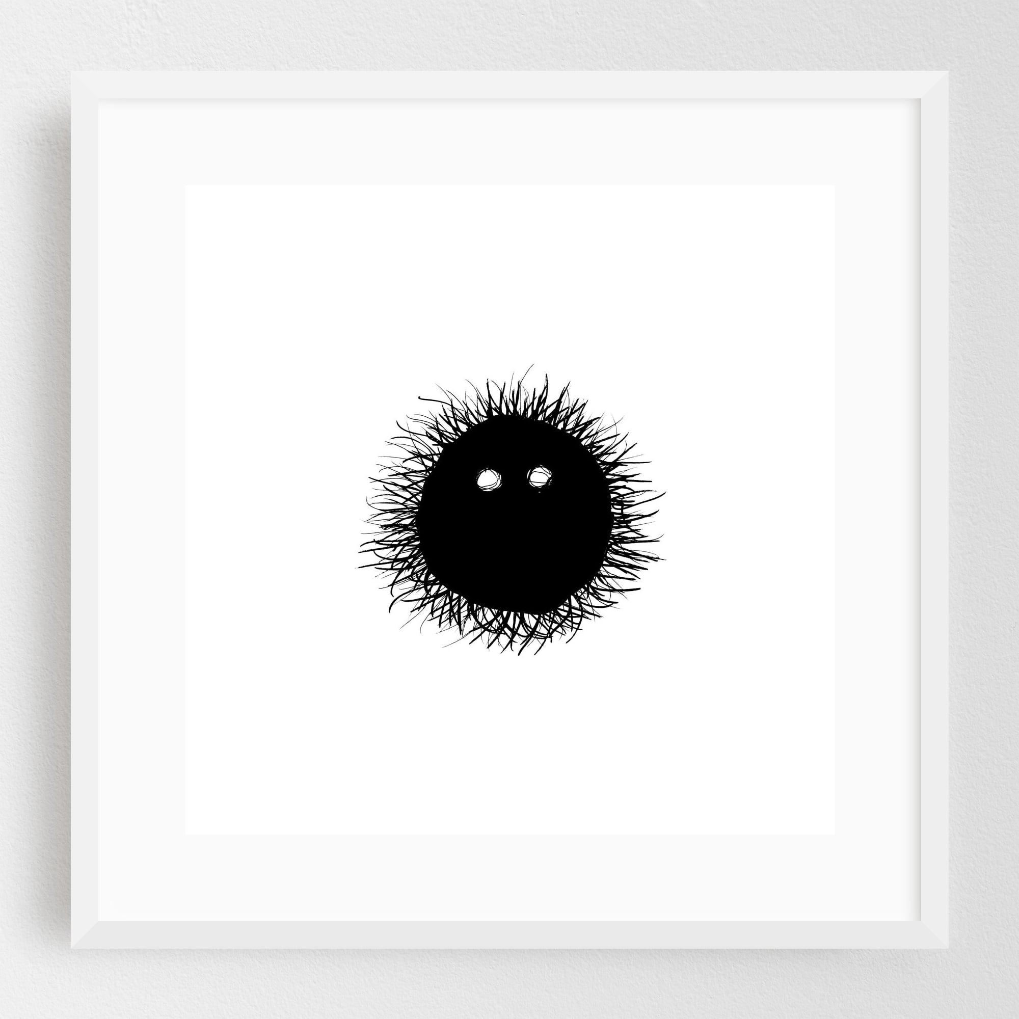 A HAIRY MONO THING - illustration - Drawing Abstract Black and White ...