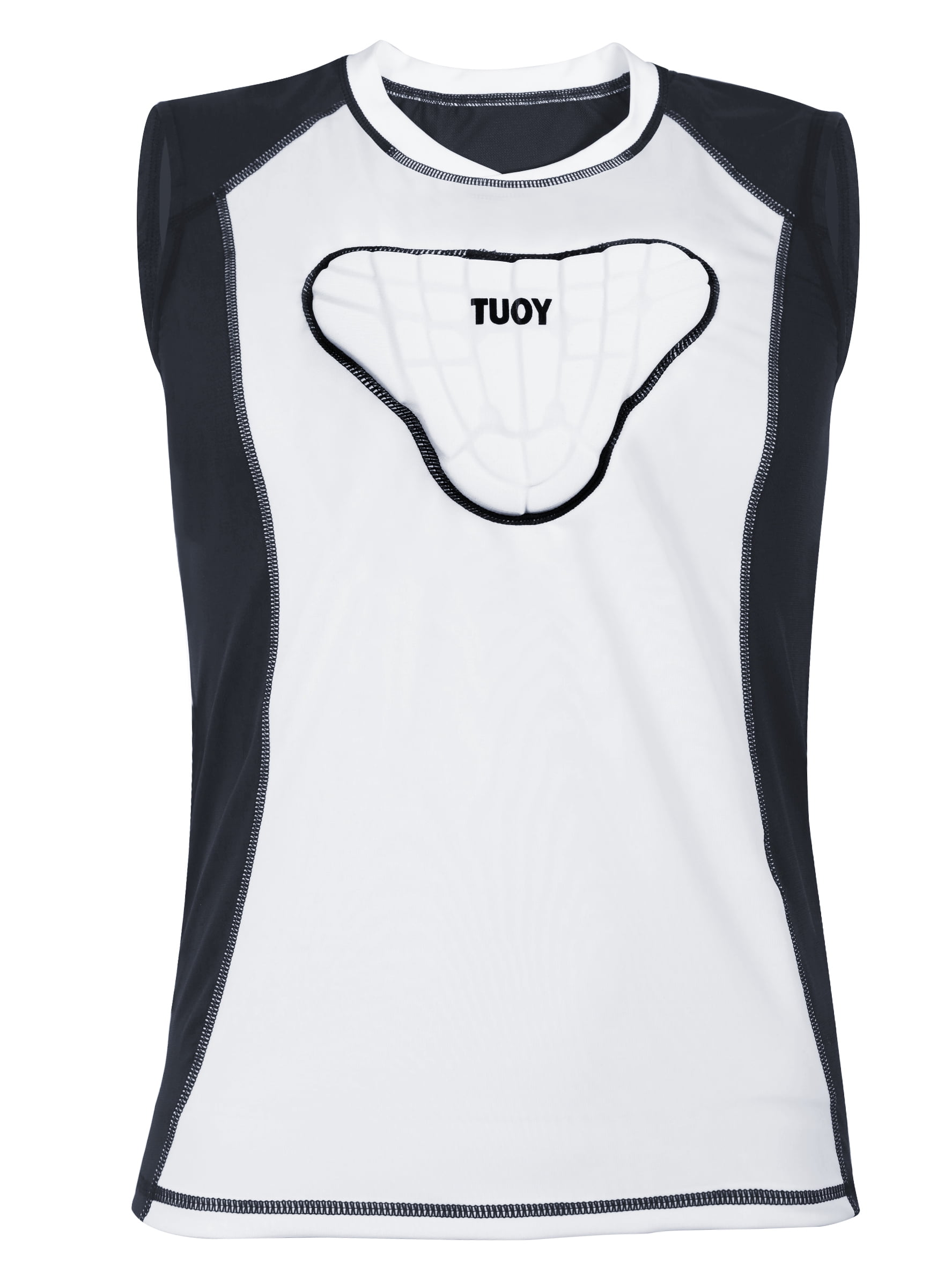 HAIYUE Youth Gear: Padded Sleeveless Sports Protective Shirt, Chest ...