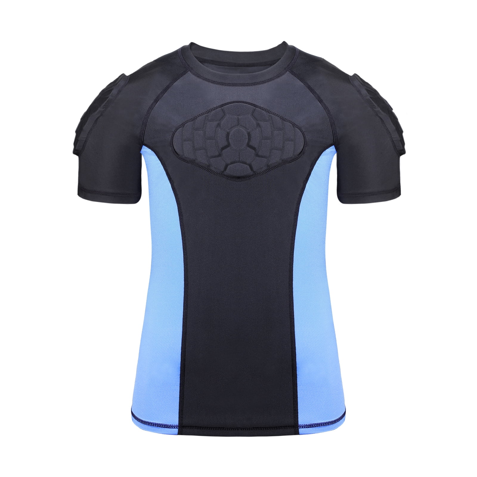 HAIYUE Youth New Padded Compression Shirt for Football to Protect Chest ...