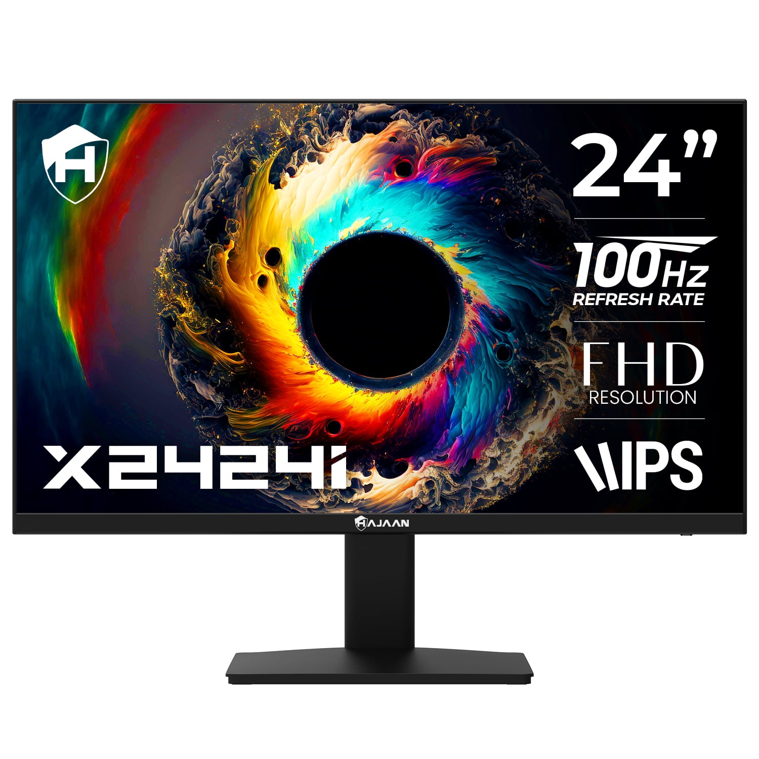 HAJAAN 24” Inch FHD 1920 x 1080p IPS Computer Monitor with 100Hz ...