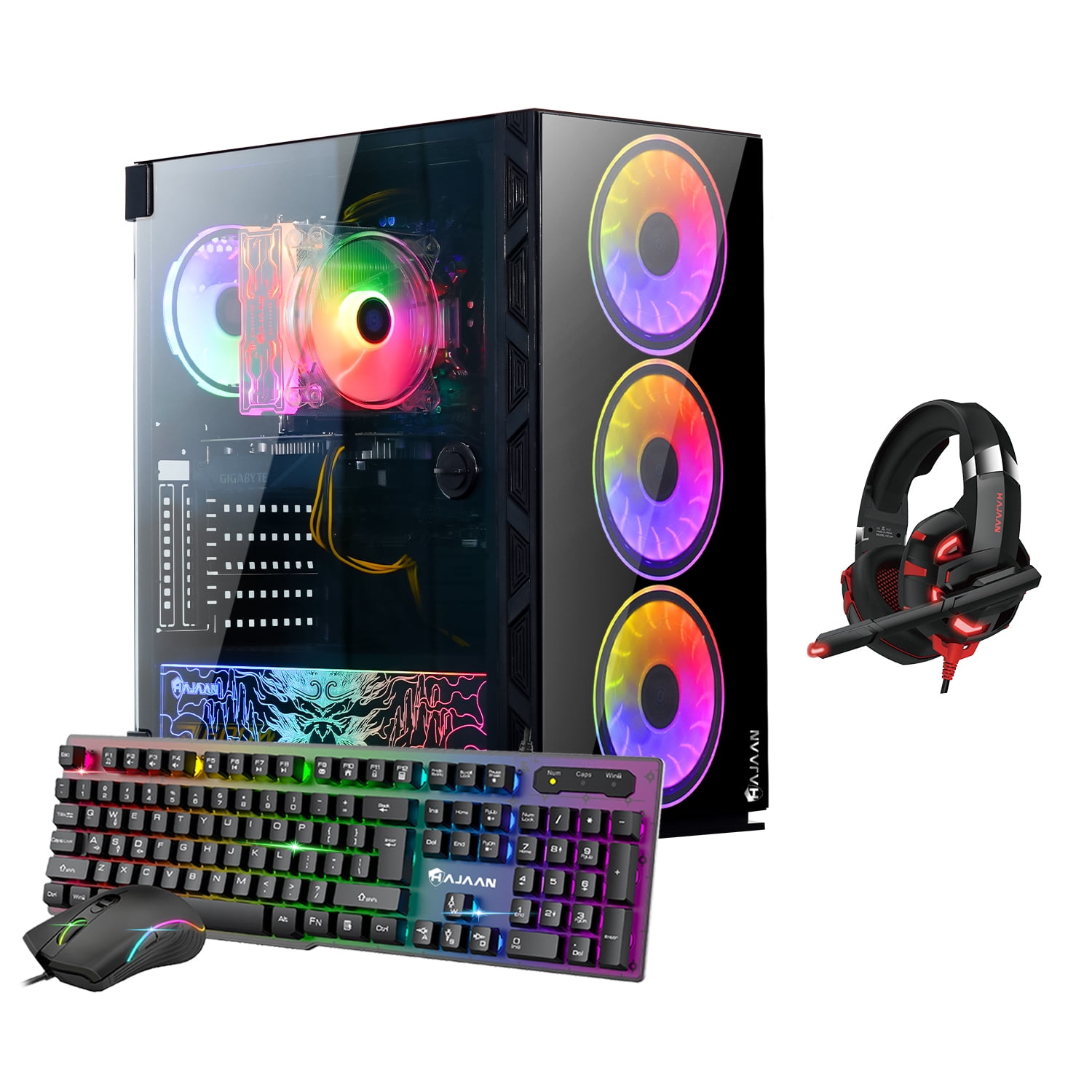 HAJAAN BREEZE PRO Gaming PC Desktop, RTX 3050 6GB, Intel Core i5 13th ...