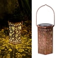 HAJAGP Solar Metal Lantern D Design Dragonfly Cutout for Spring ...