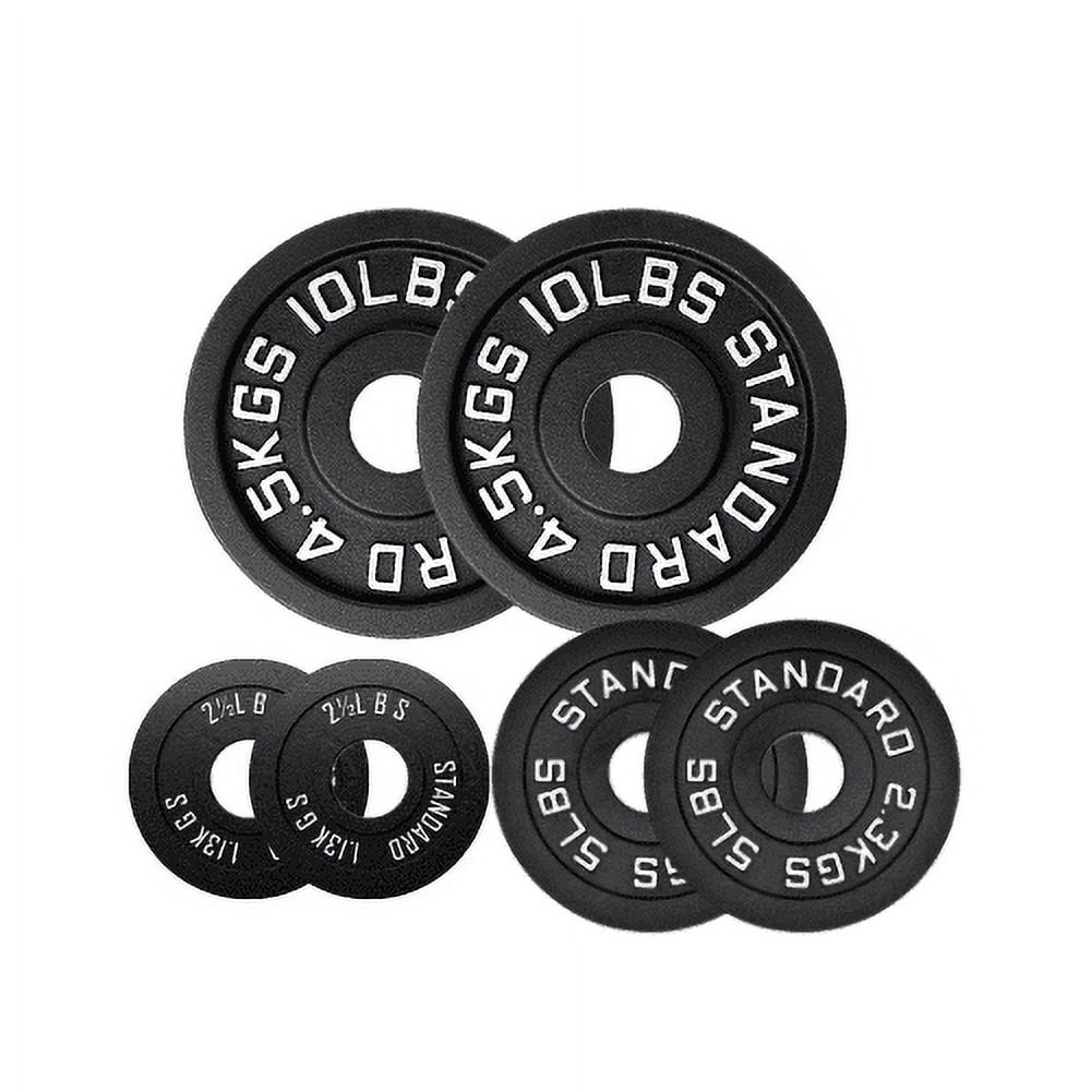 Grip Weight Set WF Athletic Supply Olympic Grip Weight Plate Set - 50 ...