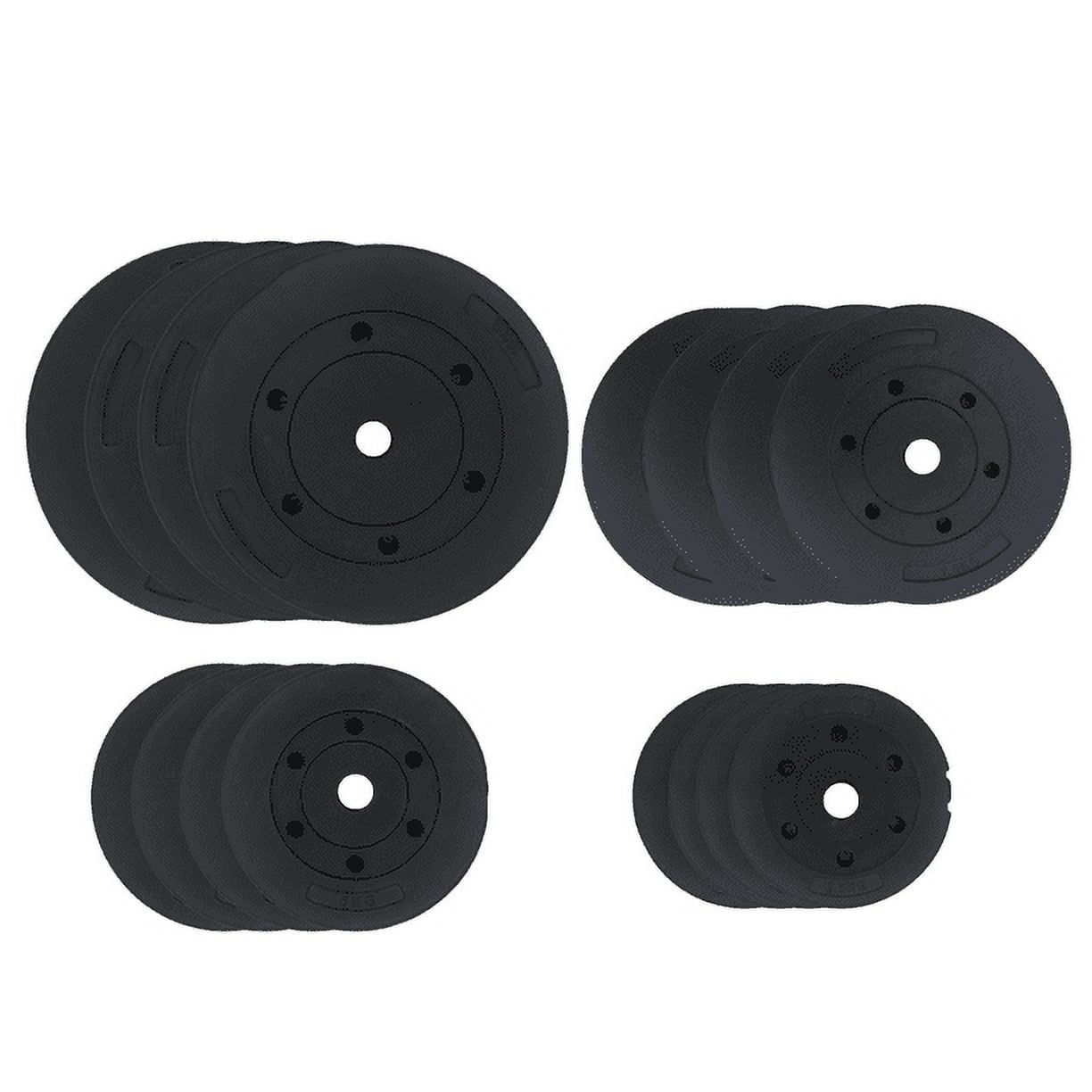 HAJEX PVC Standard Weight Plate Set 220lb - Walmart.com