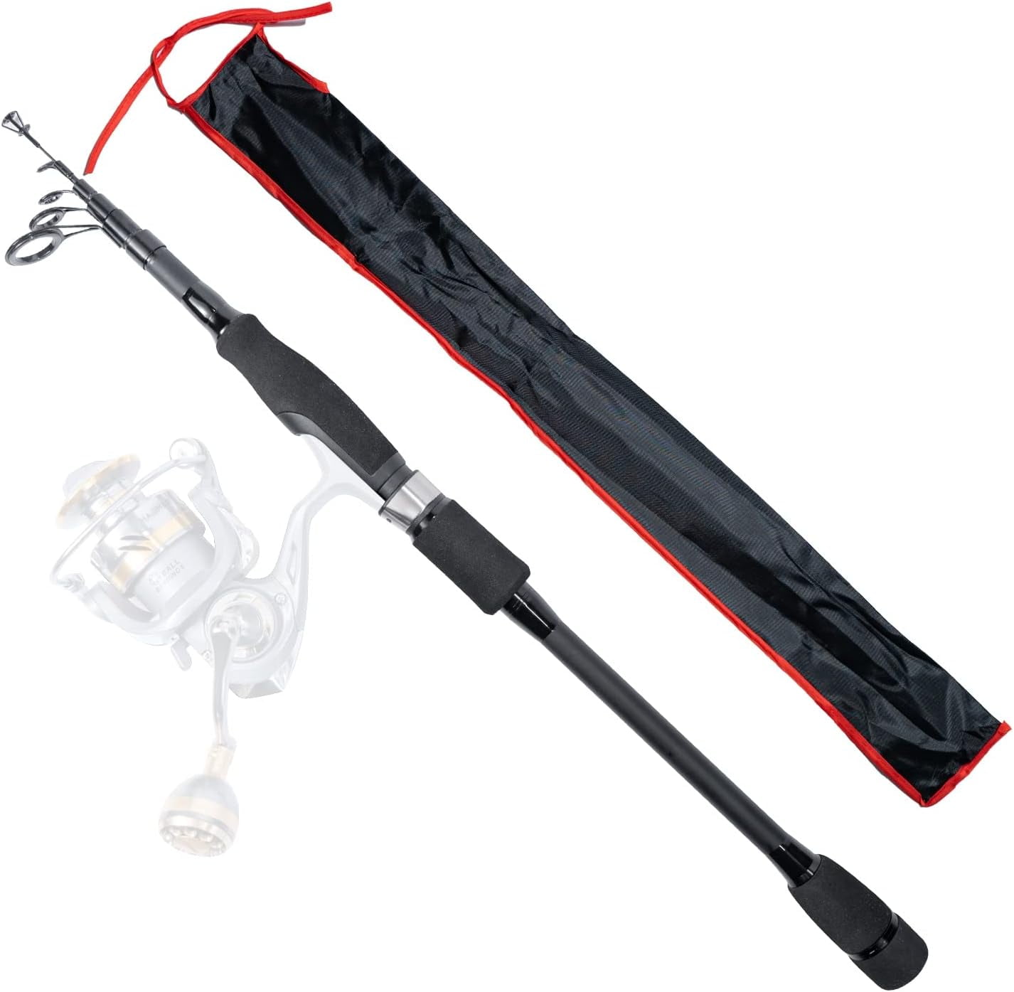 HAJIMARI Fishing Rod - 6-Section Collapsible Fishing Rod | 125g ...