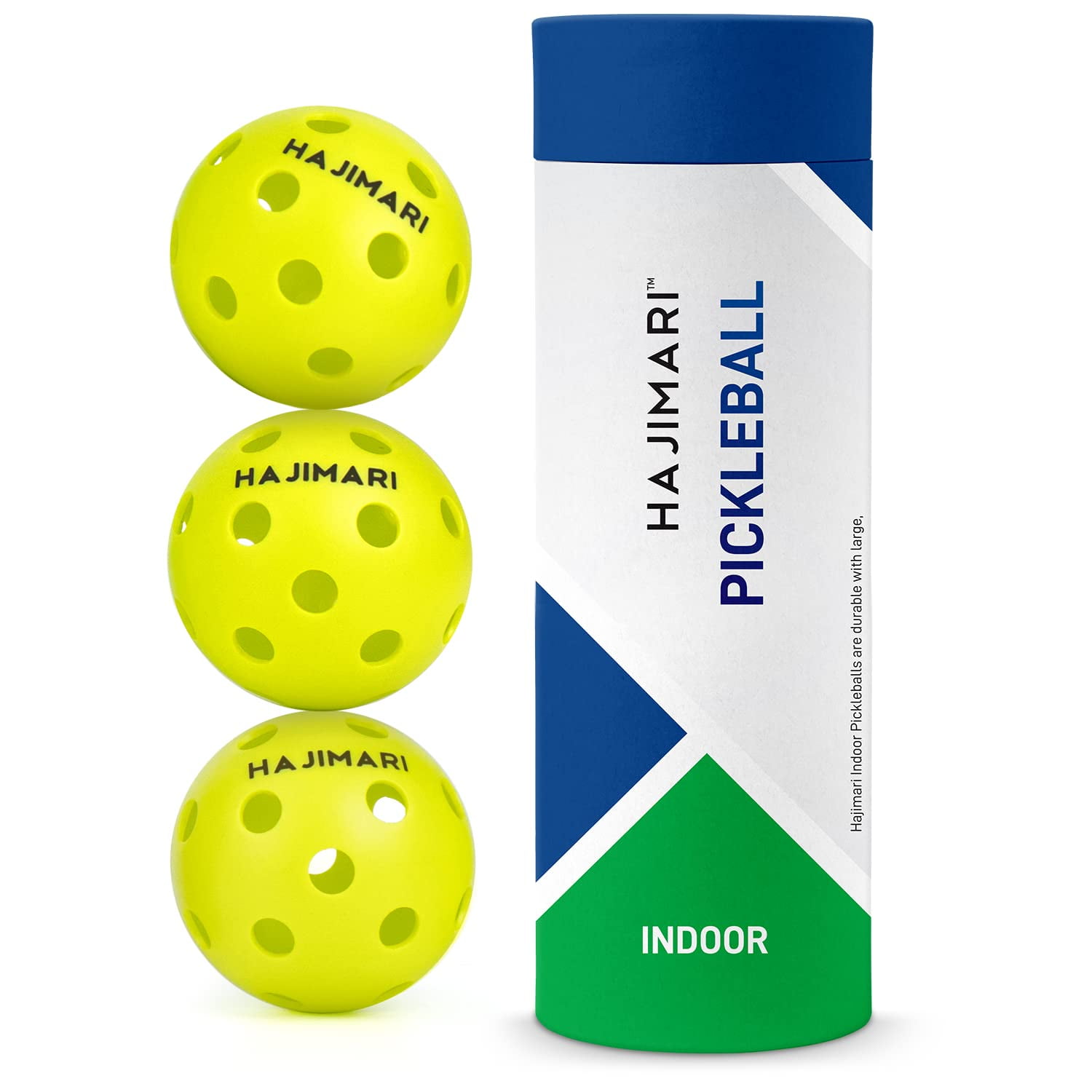 HAJIMARI USAPA Indoor Pickleball Balls - 3 Pack of 26-Hole Indoor ... HAJIMARI USAPA Indoor Pickleball Balls - 3 Pack of 26-Hole Indoor ...