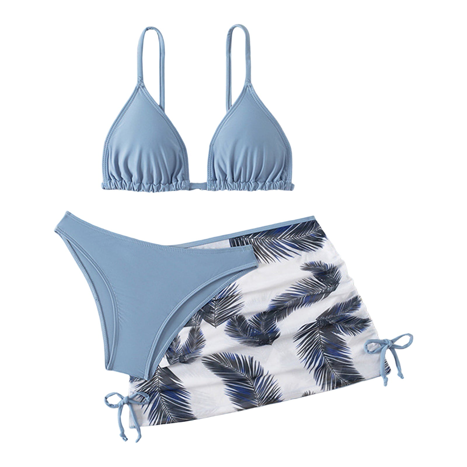 HAJWOH Girls Swimsuit Three Piece Hawaii Bikini Swimwear Casual Beach ...