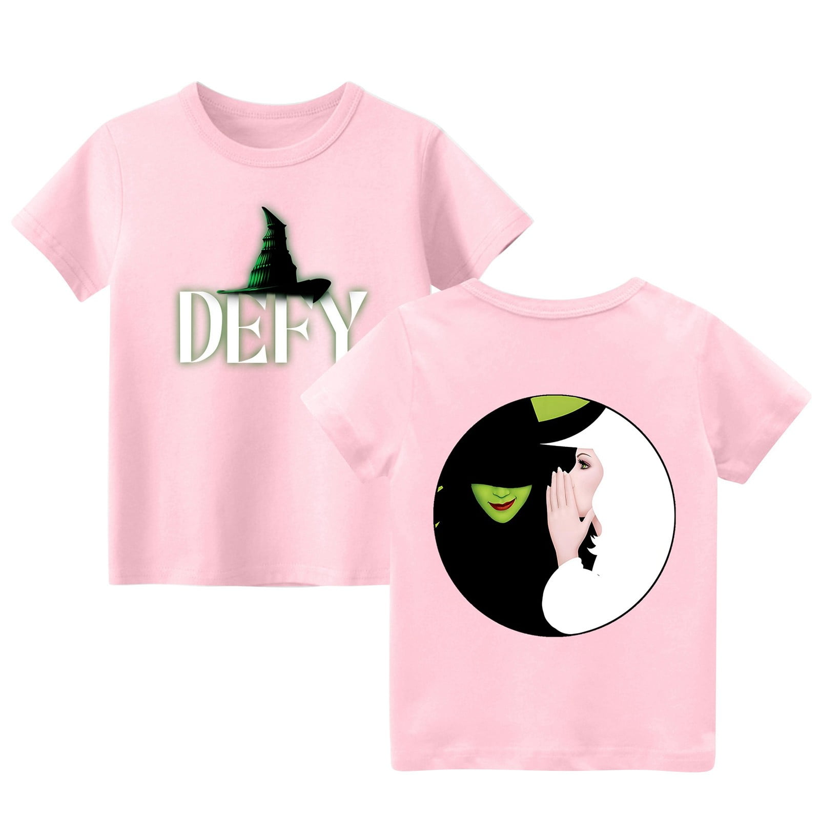 HAJWOH Pink Wicked Shirt Girls Size 9-10 Wicked Blouses Casual Short ...