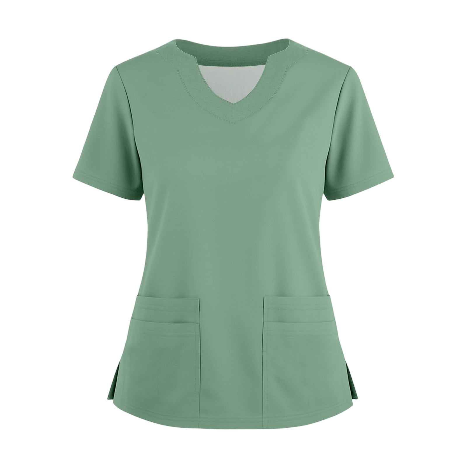 HAJWOH Scrubs for Women V-Neck Medical Scrubs Short Sleeve Stretchy ...