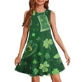 HAJWOH St. Patrick's Day Dresses for Girls Sleeveless St. Patrick's Day ...