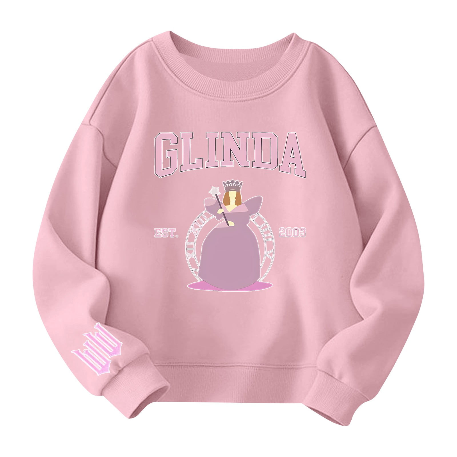 HAJWOH Wicked Sweatshirt Kids Girls Pink Goes Good with Green Wicked ...