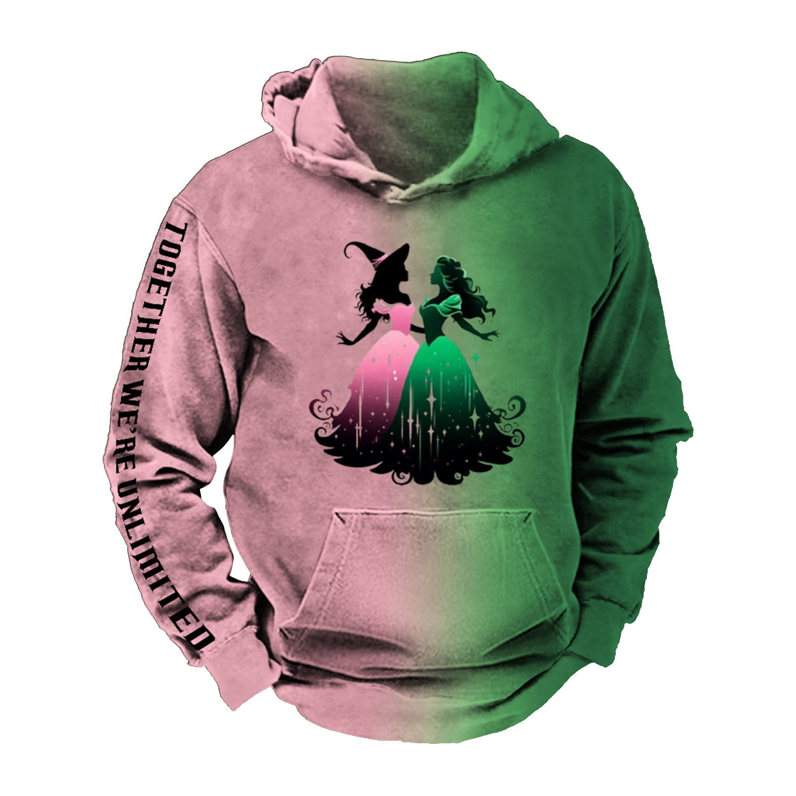 HAJWOH Wicked Sweatshirt Pink Plus Size Wicked Shirt Men Long Sleeves ...