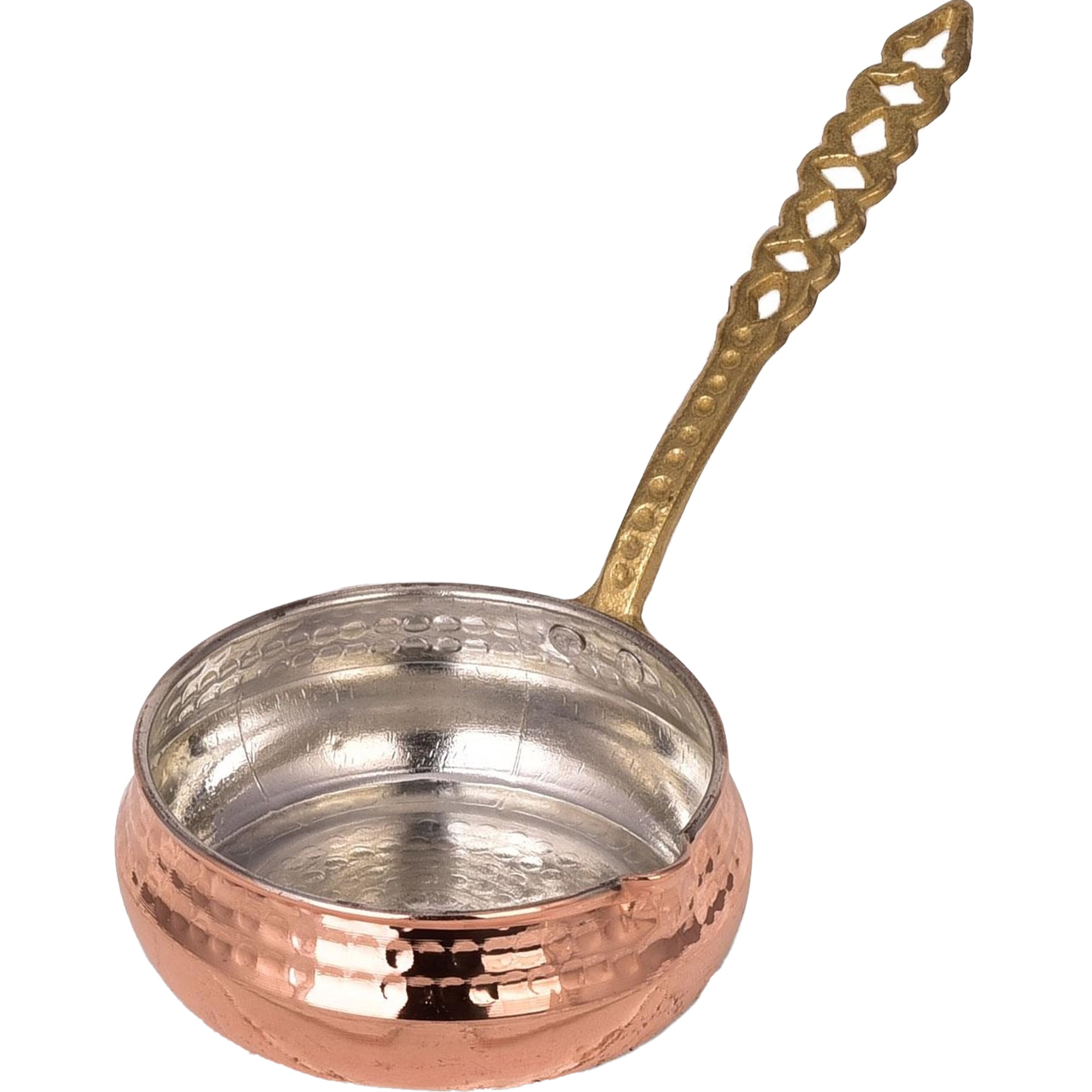 HAKAN Hammered Pure Copper Cookware with Handle, Handmade Vintage ...