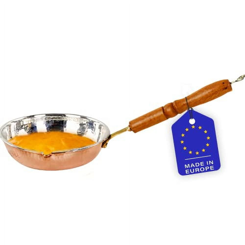 HAKAN Multipurpose Pure Copper Cookware with Wooden Handle, Handmade ...