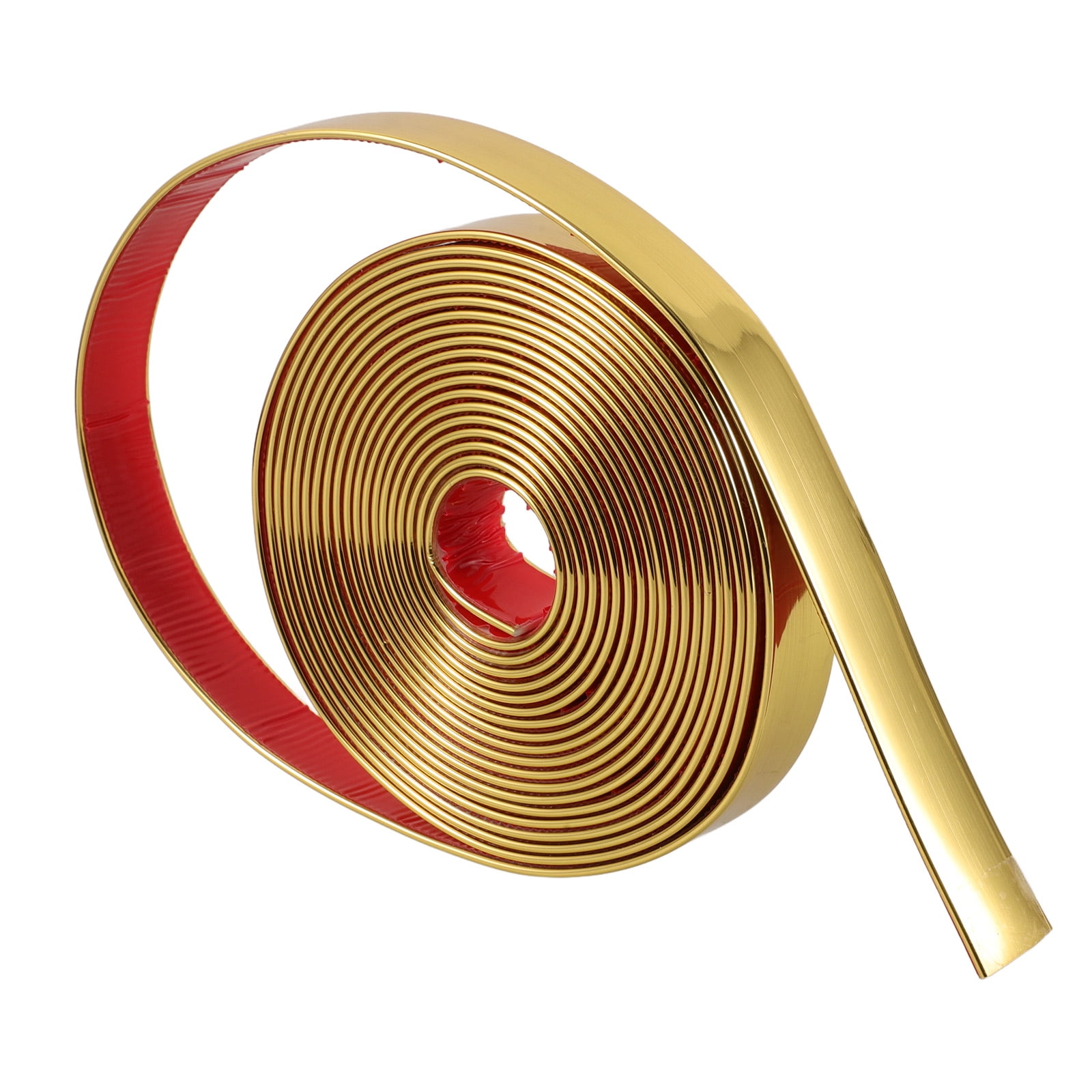 HAKIDZEL 1 Roll Decorative Edge Strips Golden Pvc For Wall Corner ...