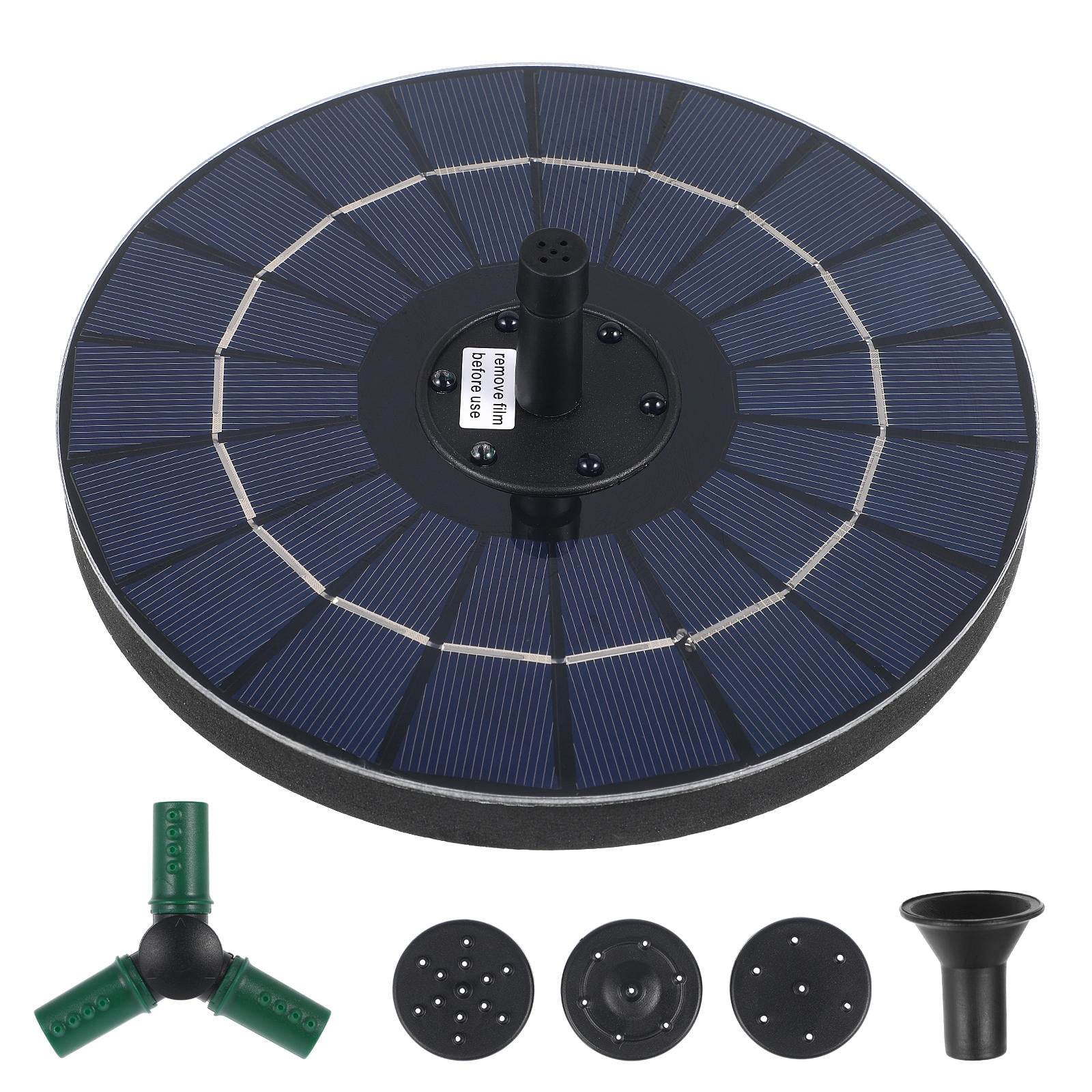 HAKIDZEL 1 Set Solar Powered Fountains 18 00X18 00X6 00Cm For Nighttime ...