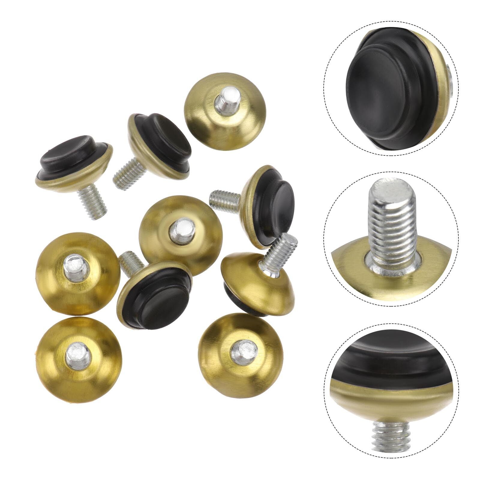 HAKIDZEL 10PCS Adjustable Furniture Leg Levelers Iron Simple Appearance ...