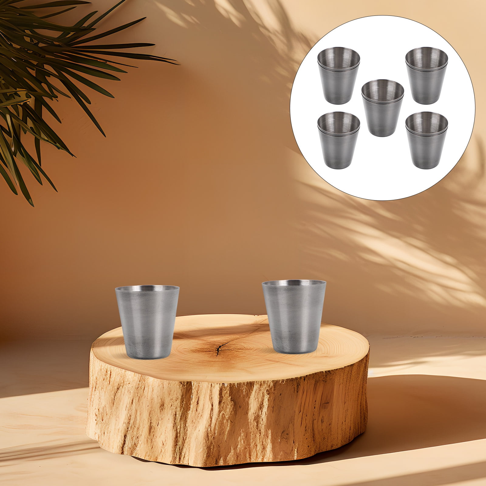 HAKIDZEL 10Pcs Church Use Communion Cups Silver 15Ml For Religious ...