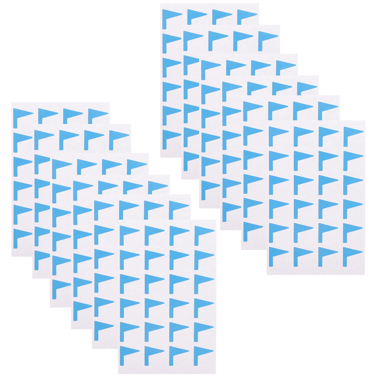 HAKIDZEL 12 Sheets Adhesive Classification Stickers Blue for Most ...