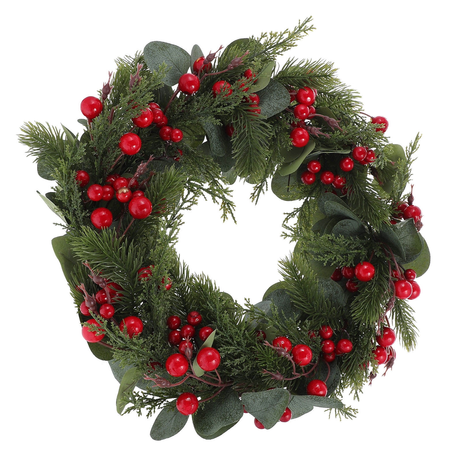 HAKIDZEL 1Pack Berries Wreath Assorted Color Decorative Circular ...