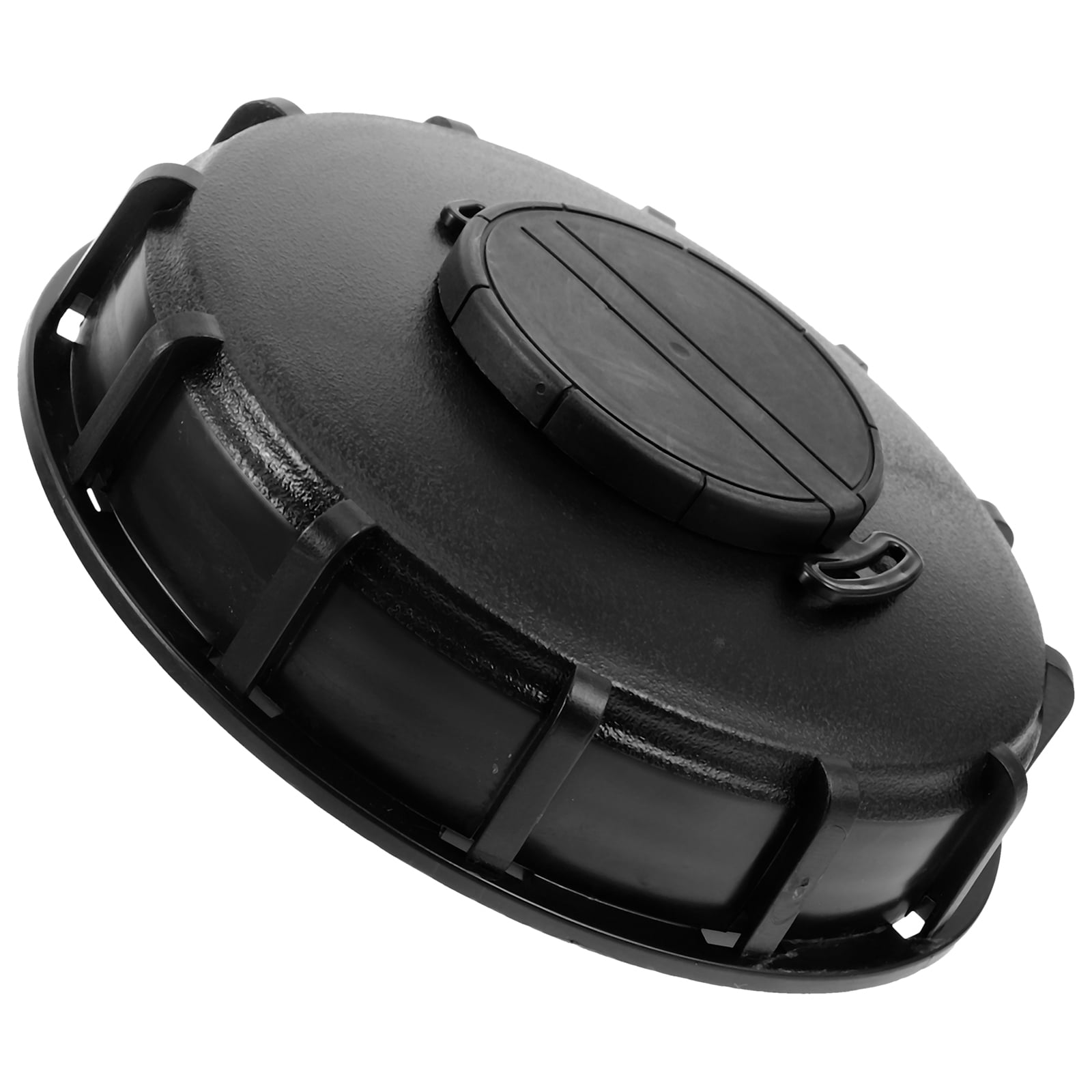 HAKIDZEL 1Pack Black Plastic IBC Tote Water Tank Cover for Airtight Seal and Leak Prevention ...