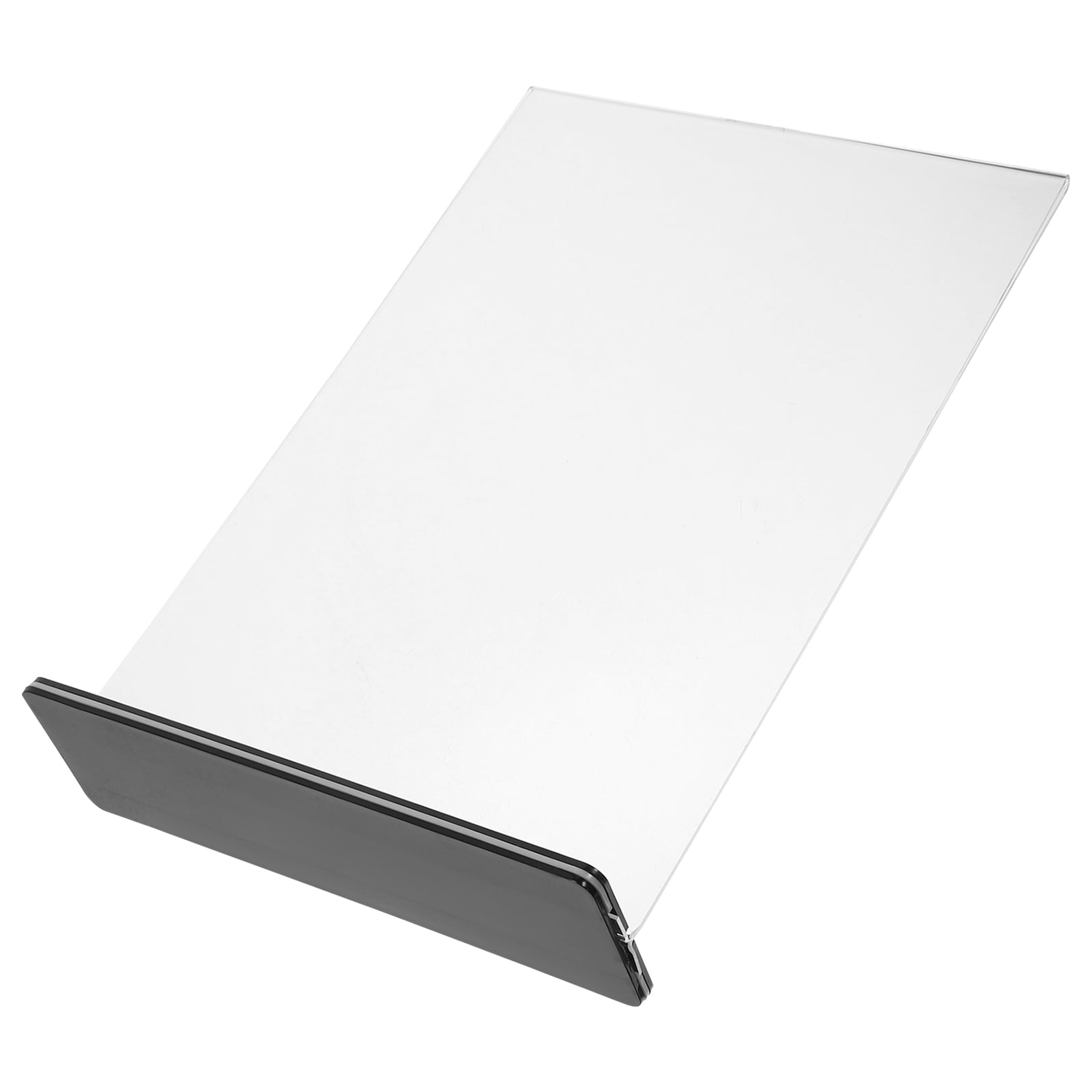 HAKIDZEL 1Pack Transparent Tag Display Stand Shelf Label Holder 11.8X8 ...