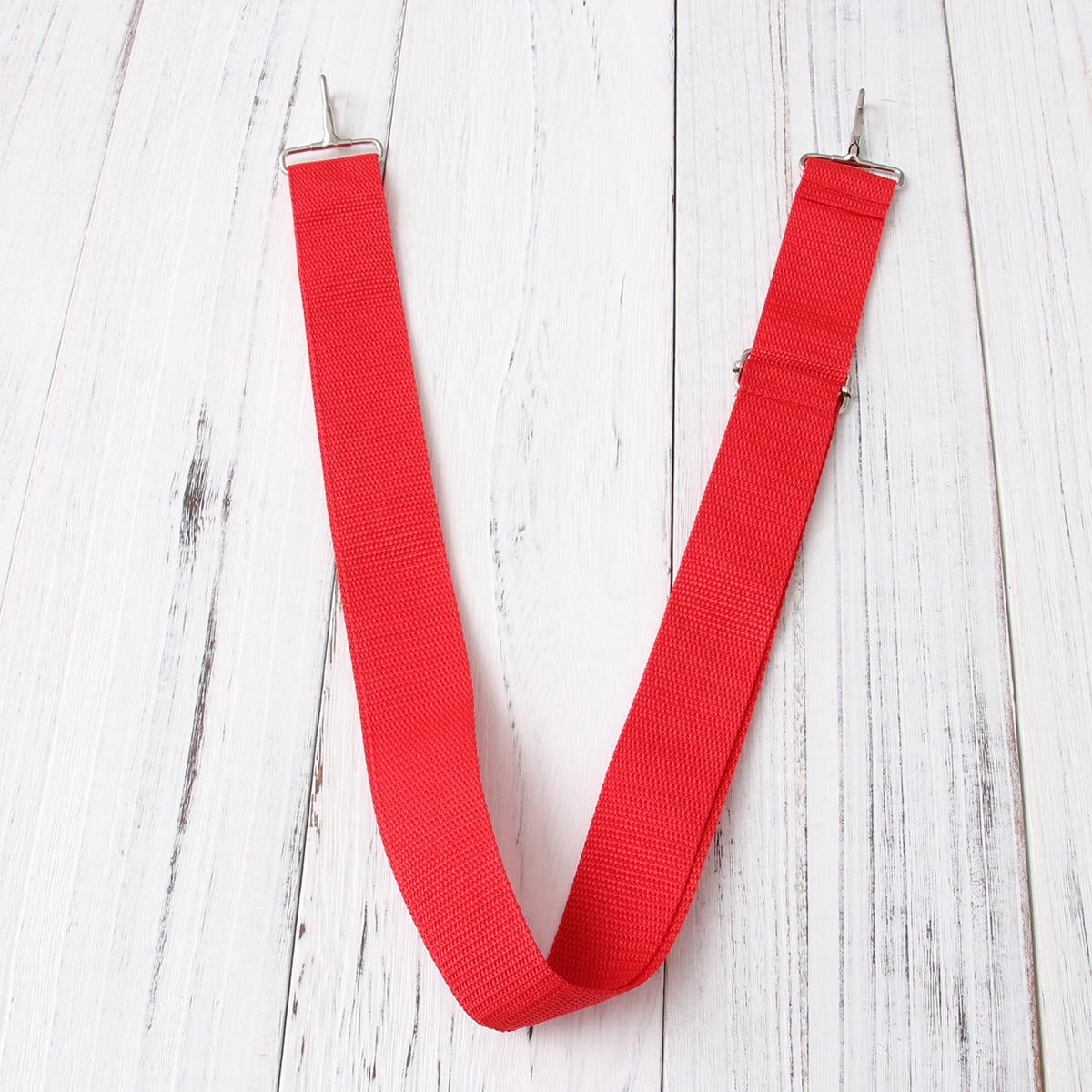 HAKIDZEL 1Pcs Red Durable Nylon Drum Strap for Carrying Snare Drum Adjustable Length Parade ...