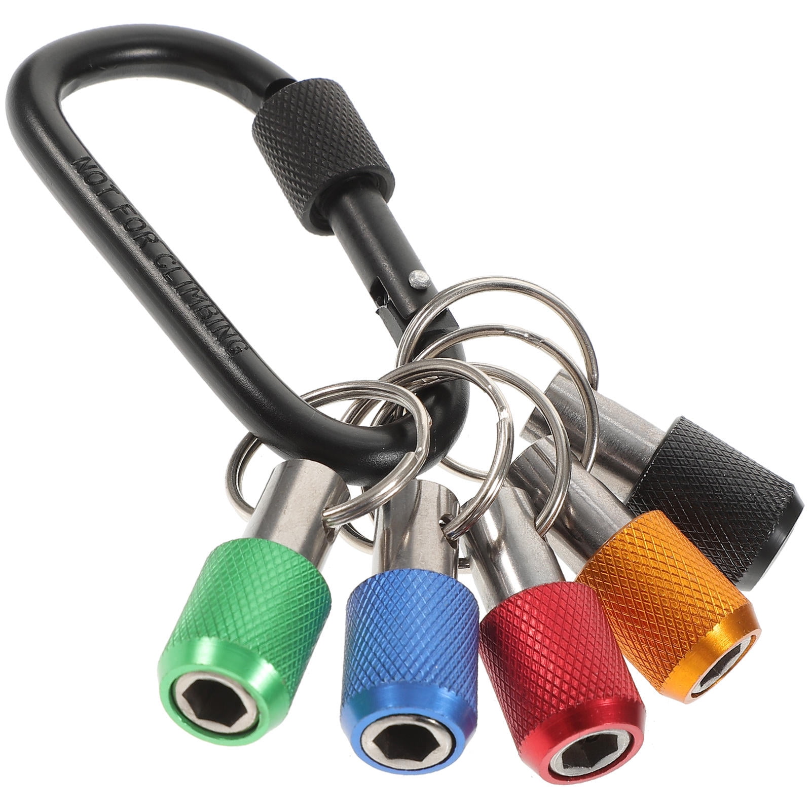 HAKIDZEL 1Set Hexagonal Keychain Bit Holder for Screwdriver Bits ...