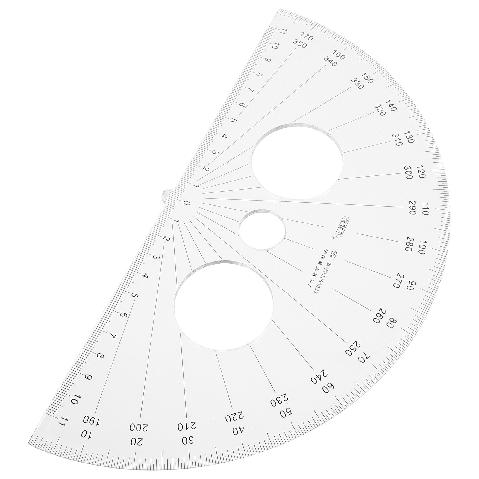 HAKIDZEL 1Set Portable Protractor for Drawing and Angle Measurement ...