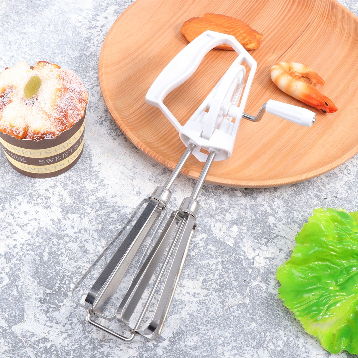 HAKIDZEL 2 Hand Whisk Stainless Steel 6.5Inch Whisking Tool for Kitchen ...