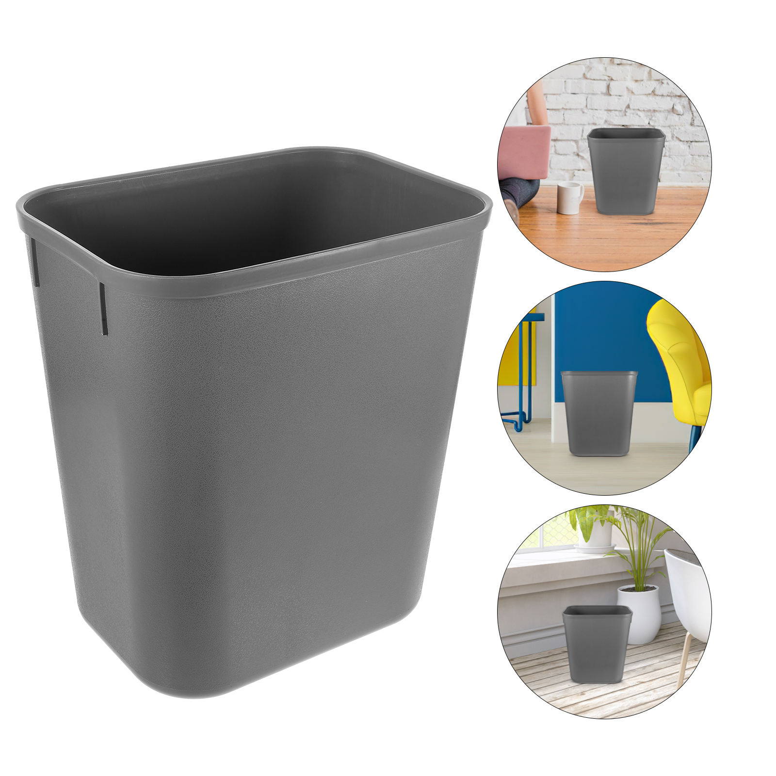 HAKIDZEL waste basket Trash Can ABS Waste Storage Household Users ...