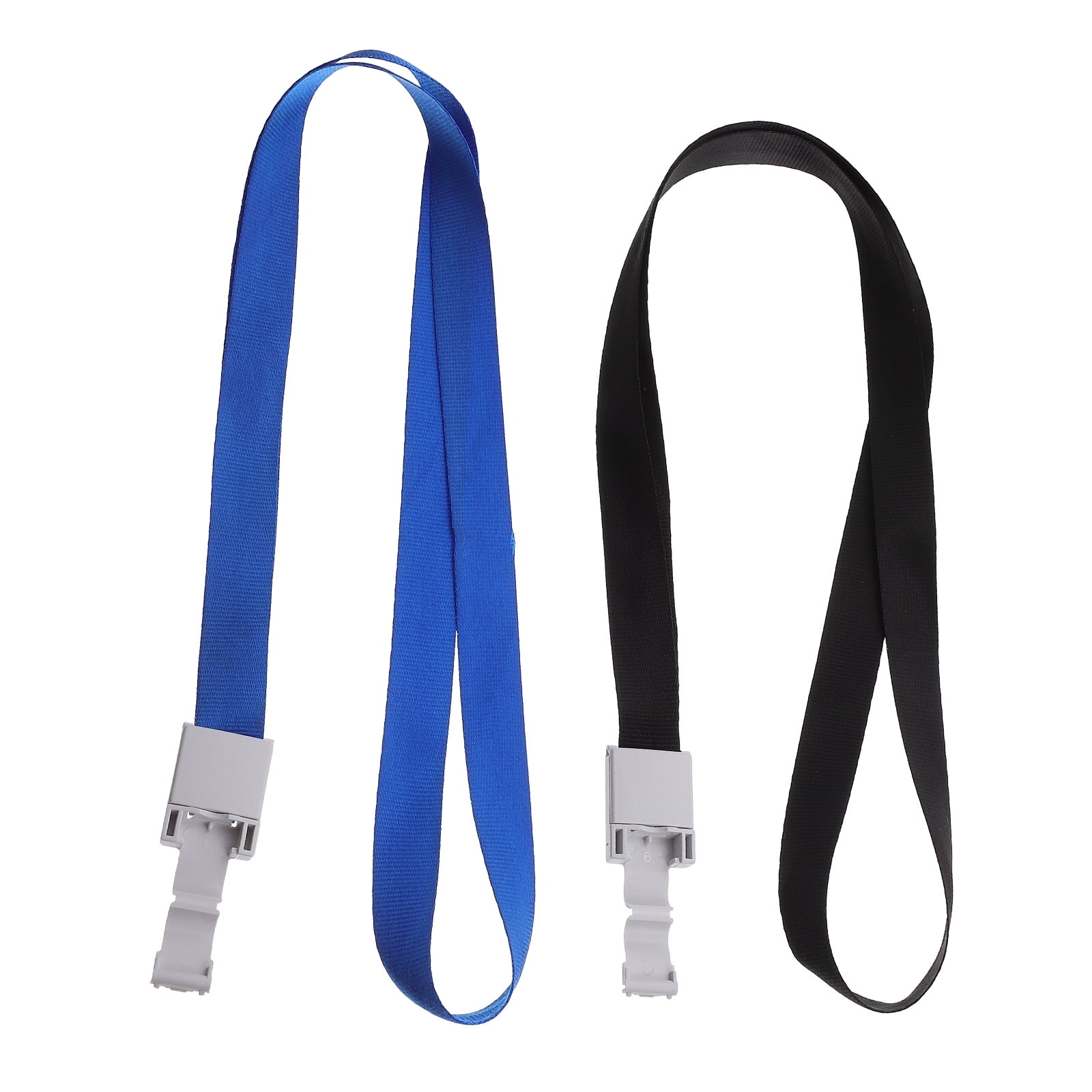 HAKIDZEL 20Pack Badge Lanyard In Black For Holding ID Cards Workplace ...
