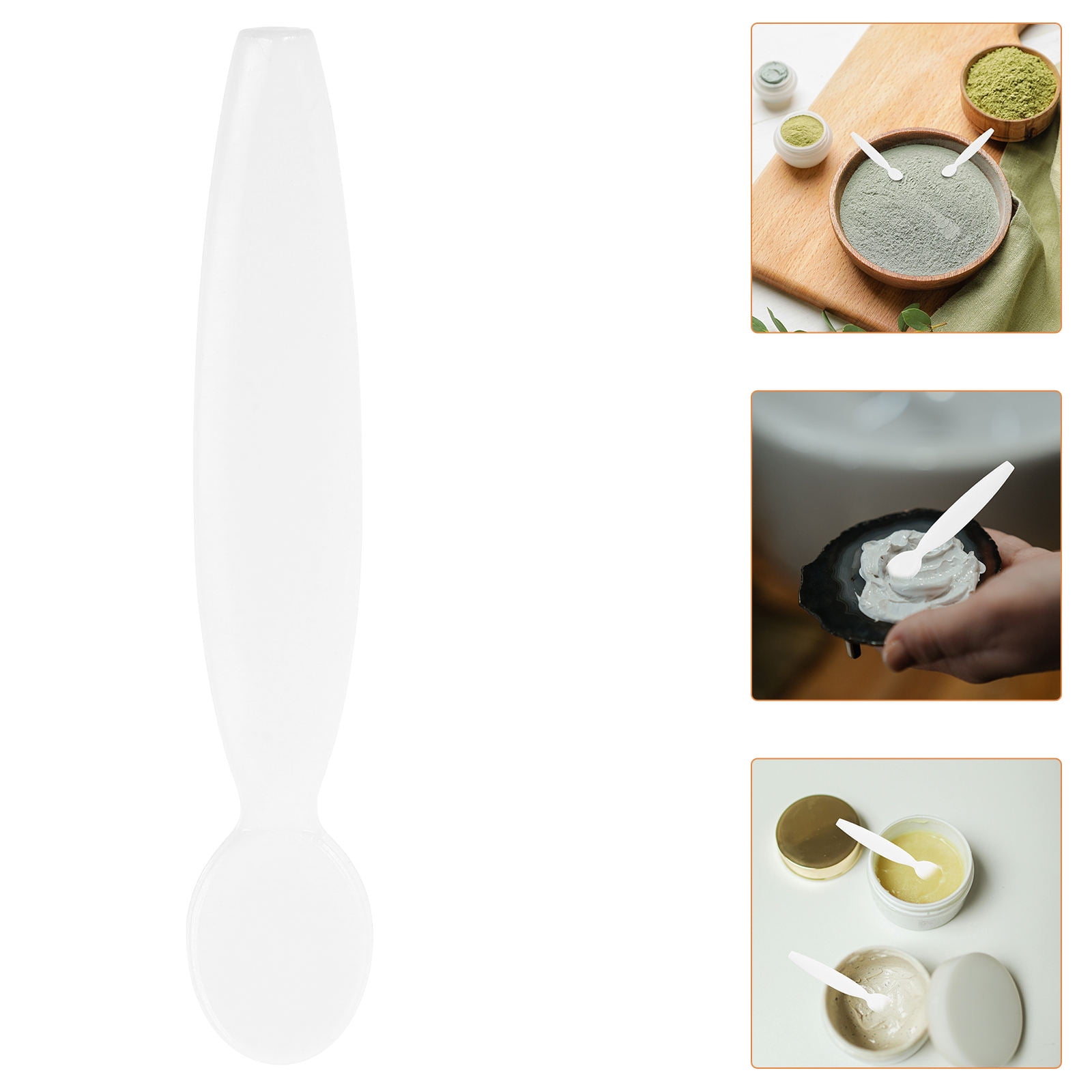 HAKIDZEL 20Pcs Mini Design Beauty Spatulas for Applying Creams and ...