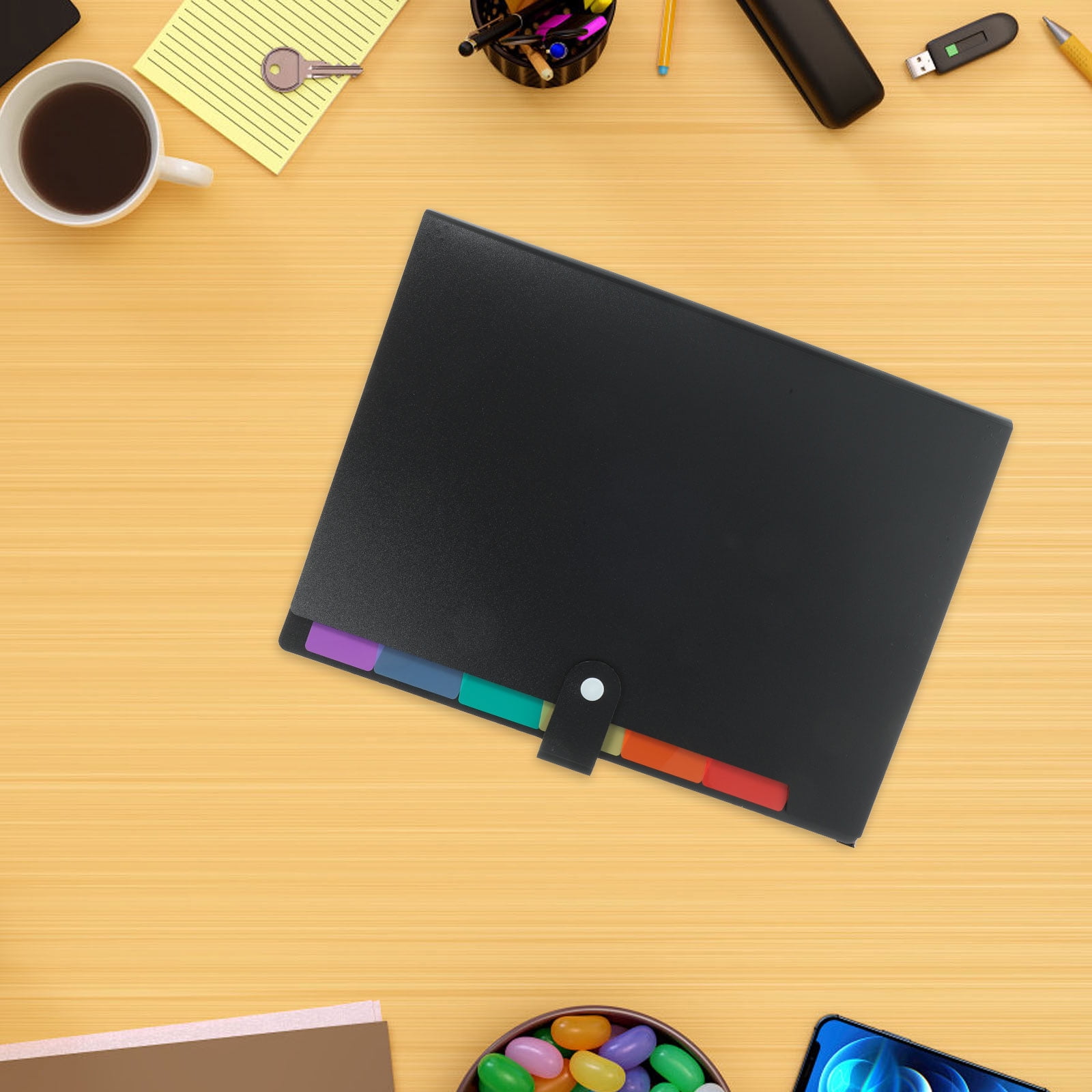 HAKIDZEL Receipt Folder Organizer PP 2Pcs 12.73x10.02x0.67In - Walmart.com