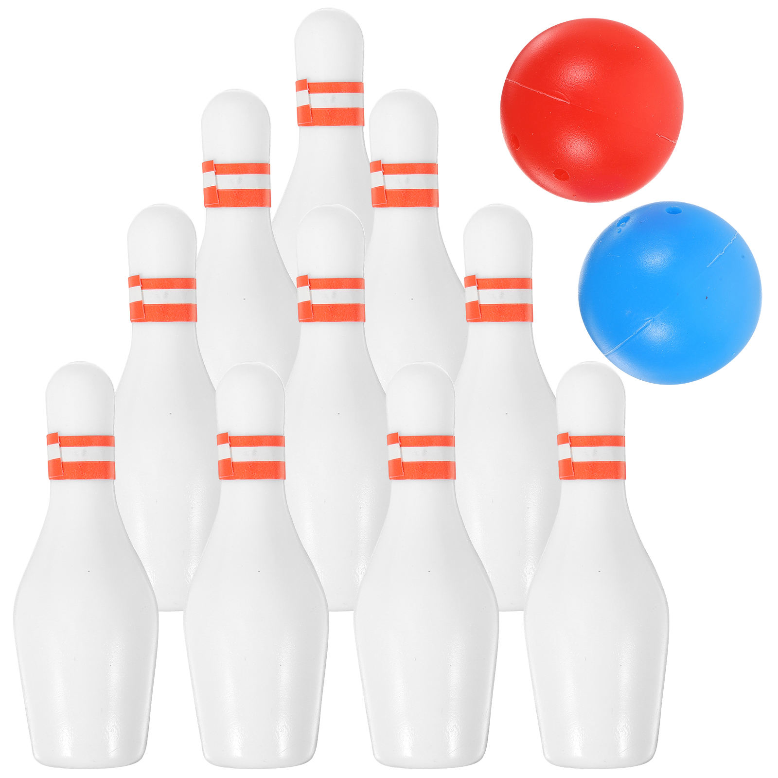 HAKIDZEL 2Sets Small Bowling Set Bowling Simulation Model For Indoor ...