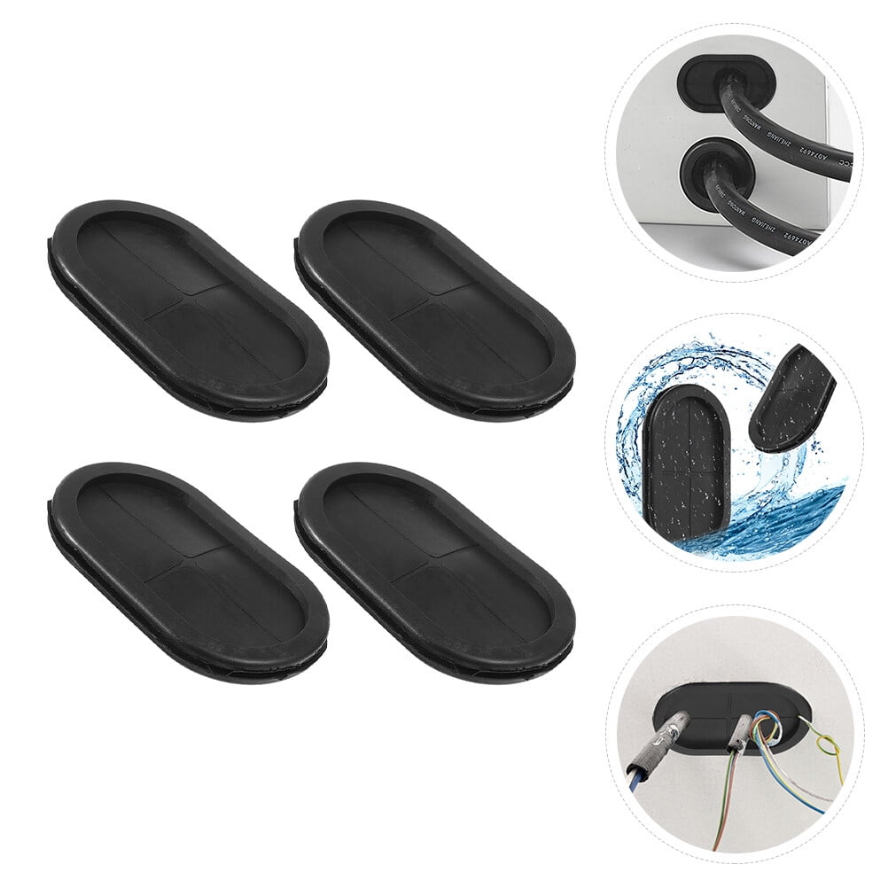 HAKIDZEL 4Pcs Rubber Grommets for Wiring Wall Bushing Grommet ...