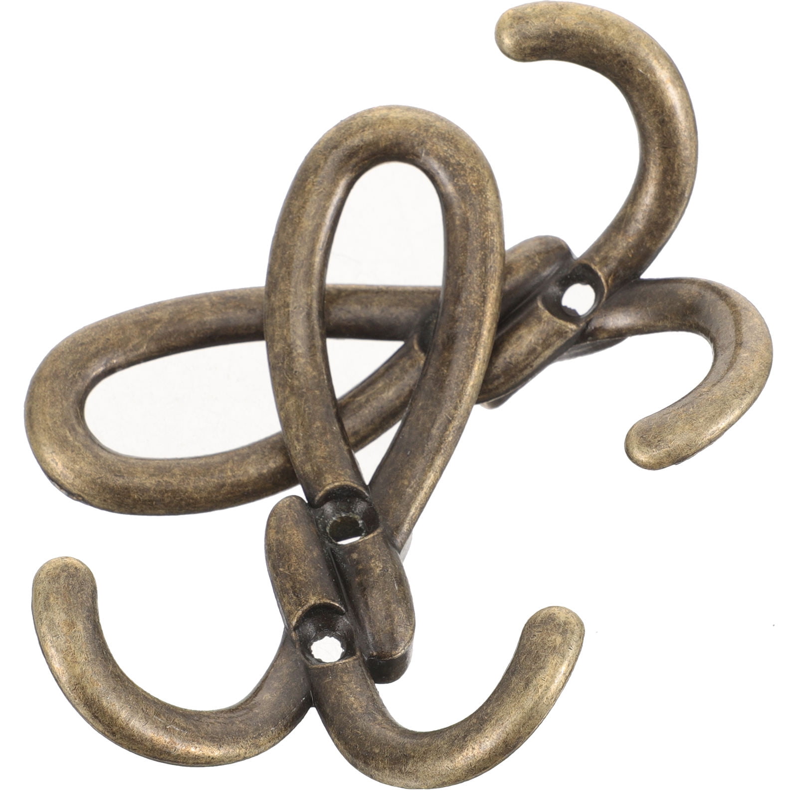 HAKIDZEL Double Hooks Alloy Heavy Duty Hanging 2Pcs 3.9x1.0in - Walmart.com