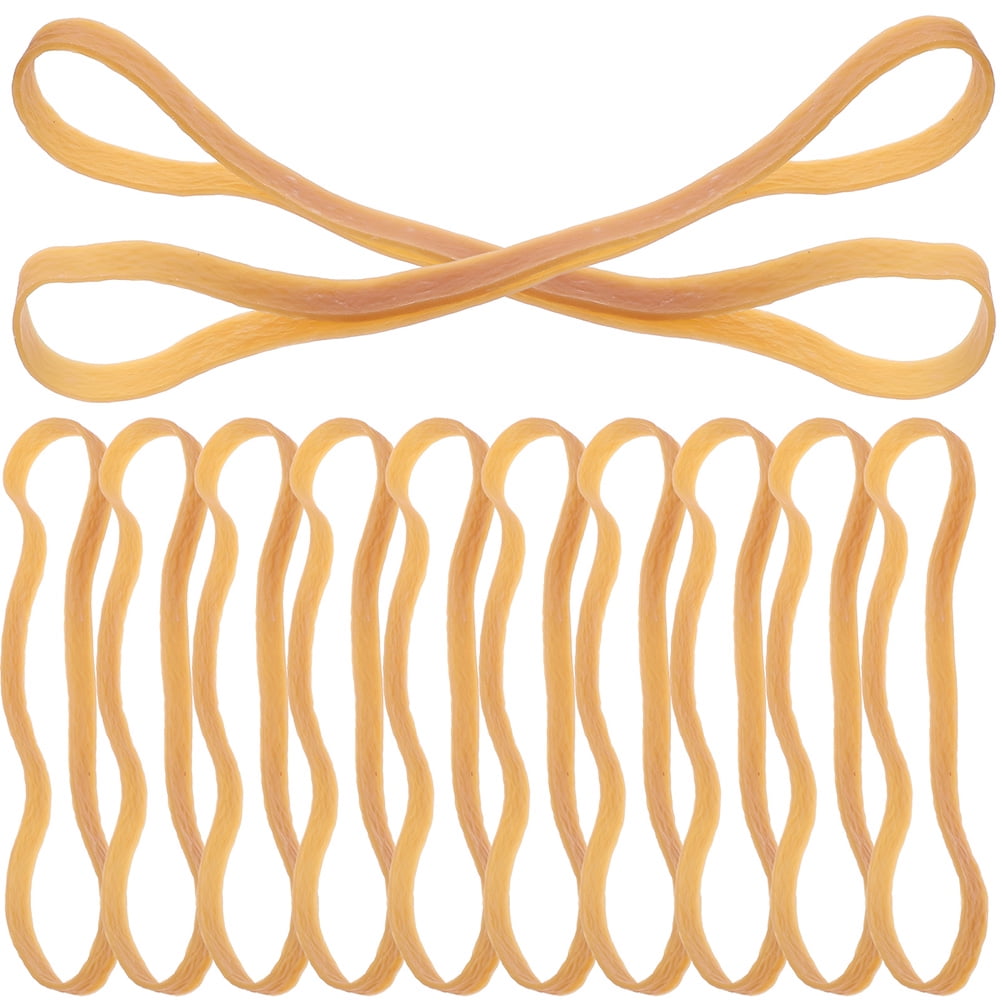 HAKIDZEL Thick Rubber Bands Elastic Band Golden 1 Bag (500g) Office ...