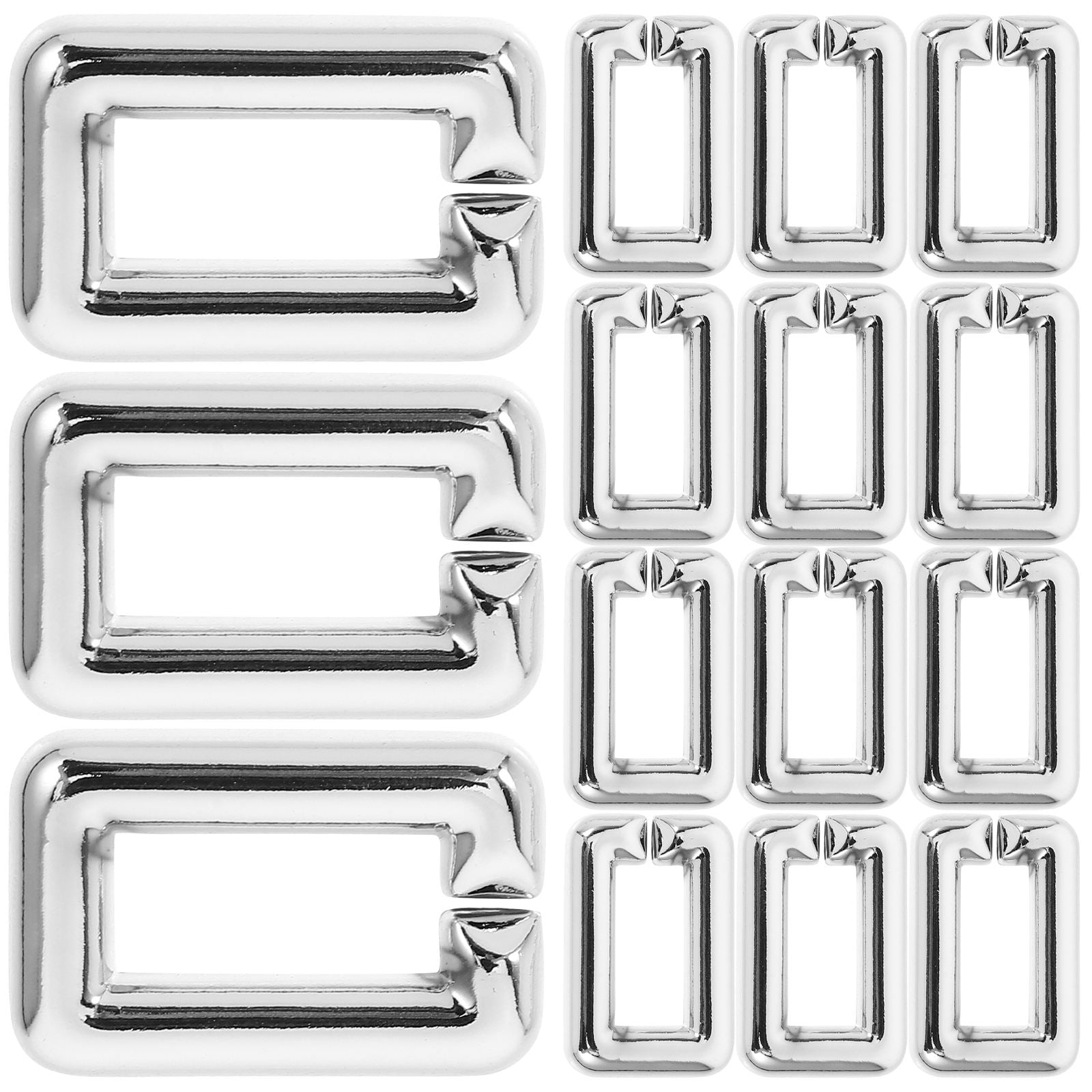 HAKIDZEL 50Pack Quick Link Chain Connectors Minimalist Design Silver ...