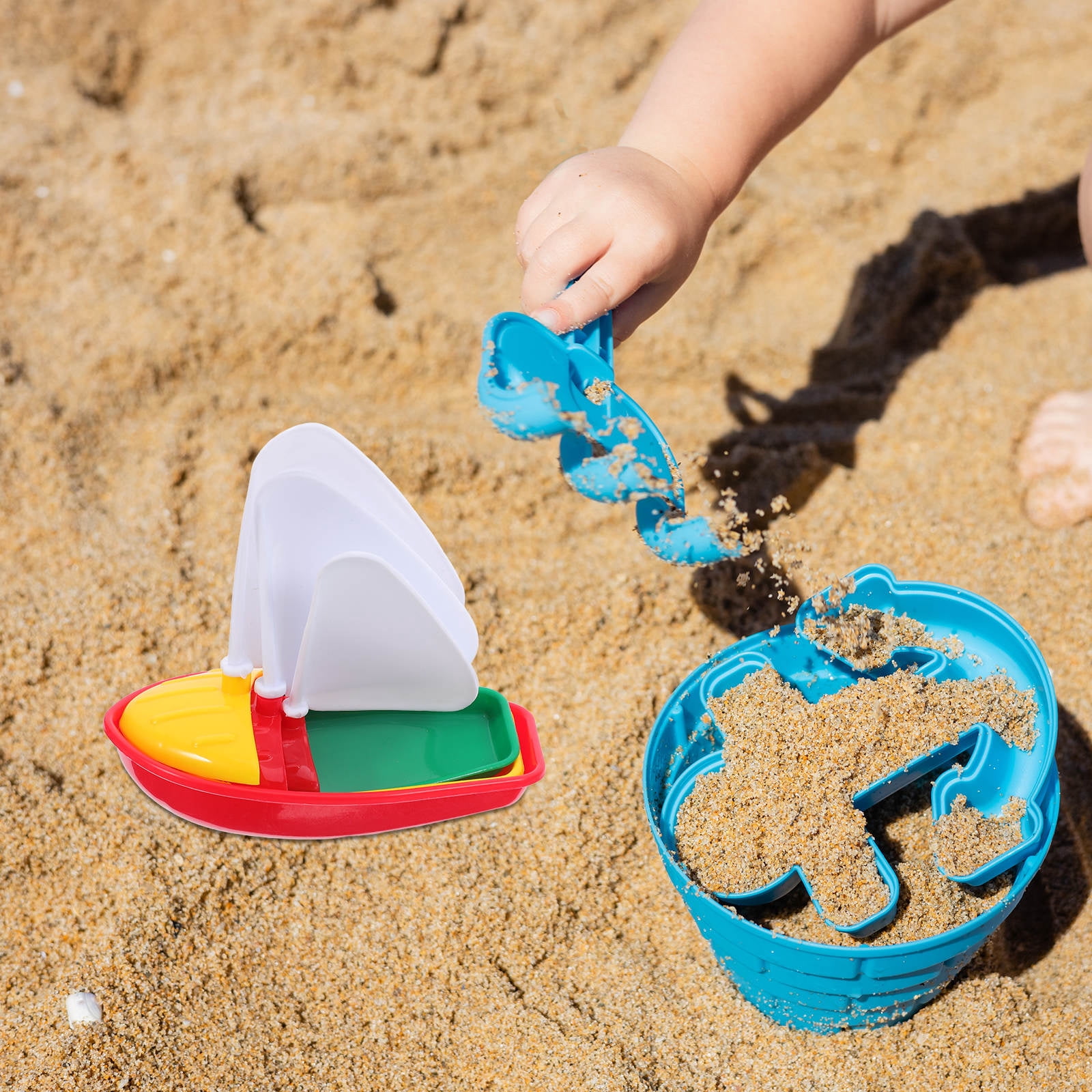 HAKIDZEL 6Pcs Outside Toys For Toddlers Boat Shape For Kids And Adults ...