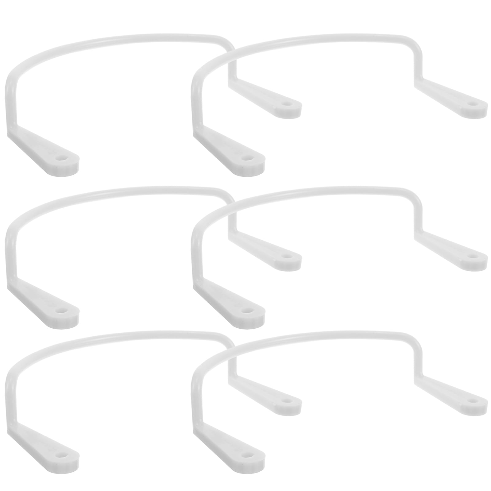 HAKIDZEL 6Pcs Pool Table Pocket Bracket White Plastic Multiscene ...