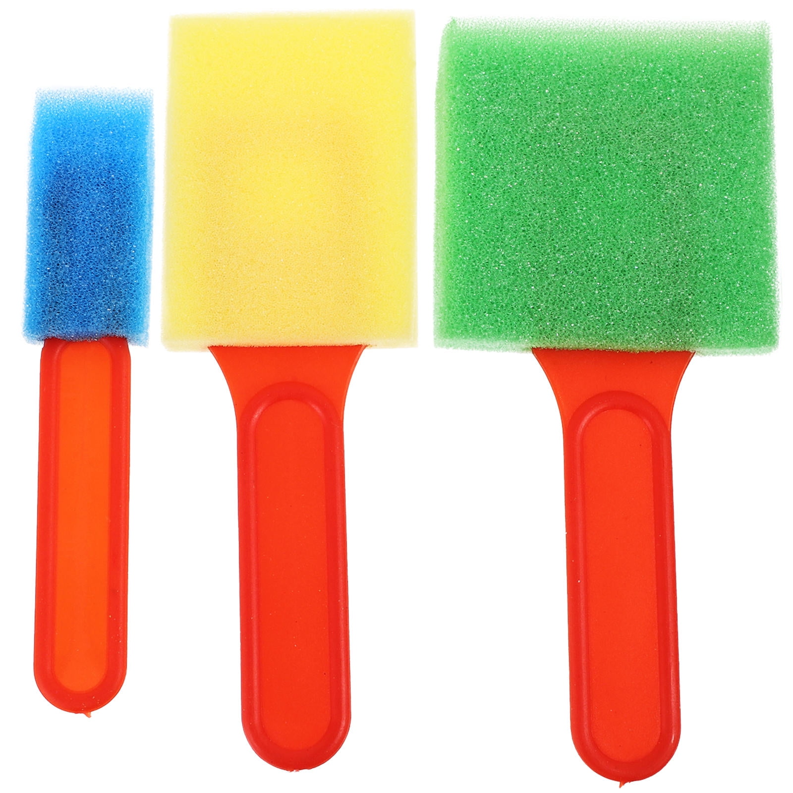 HAKIDZEL 9Pcs Assorted Color Sponge Paint Brushes for Leisure Time ...