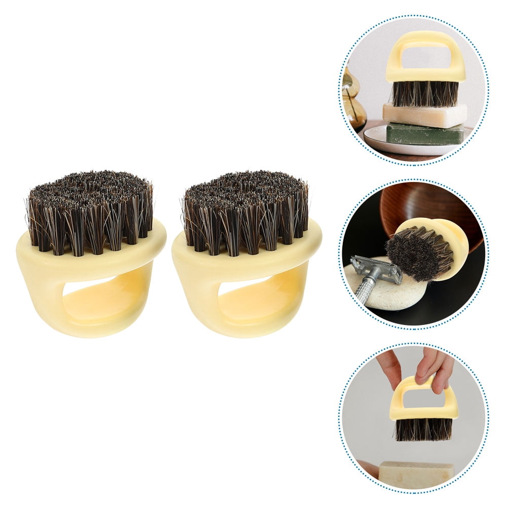 HAKIDZEL Beige Beard Brush for Men with ABS Material Perfect for ...