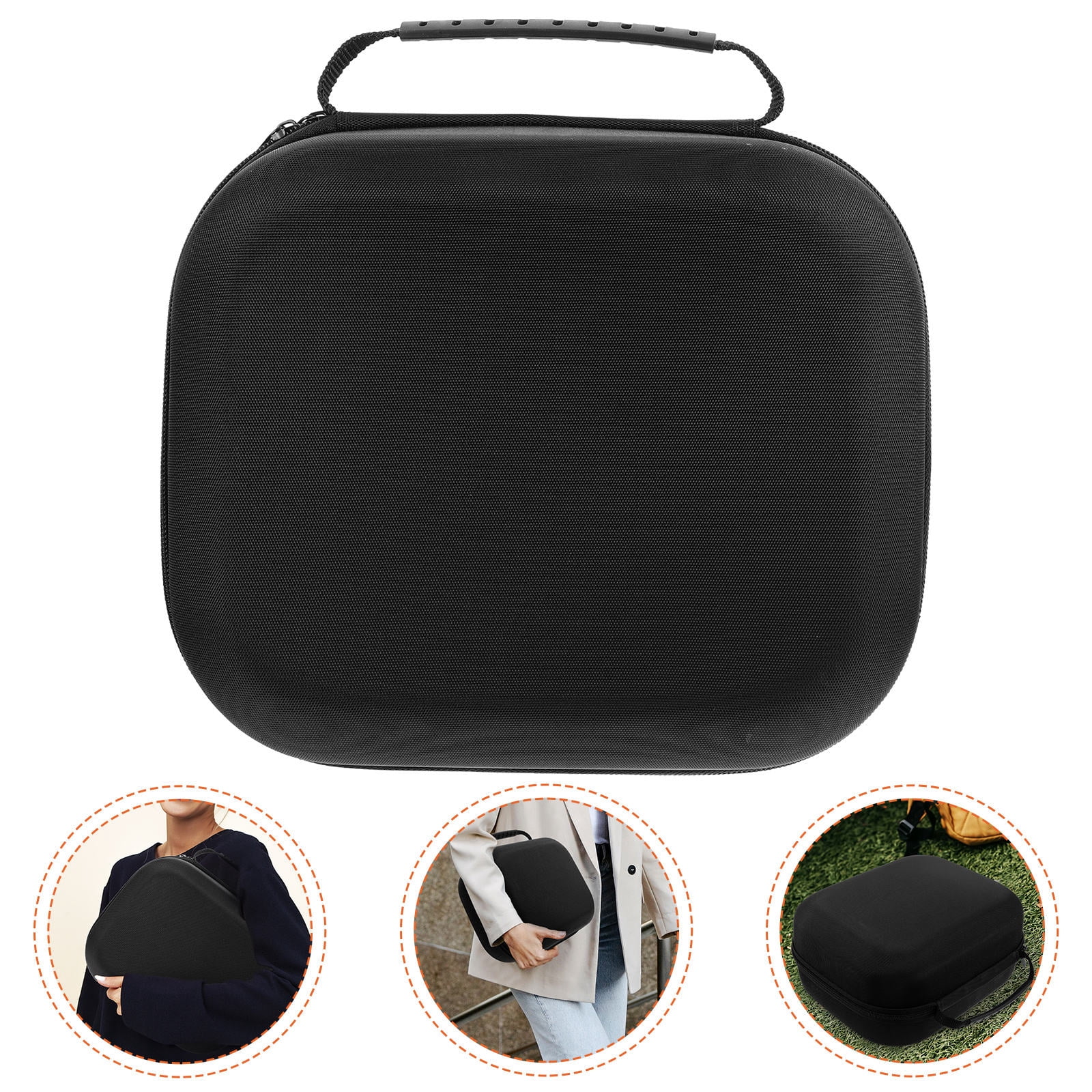 HAKIDZEL Black EVA VR Glasses Storage Box with Zipper for Travel and ...