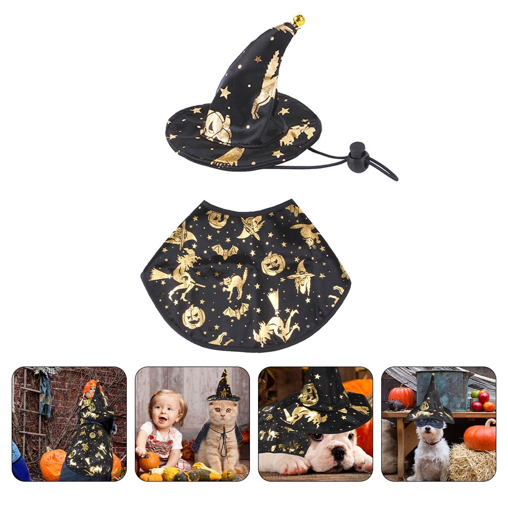HAKIDZEL Costume for Kitten Wearable Design Cloak Hat Assorted Color ...