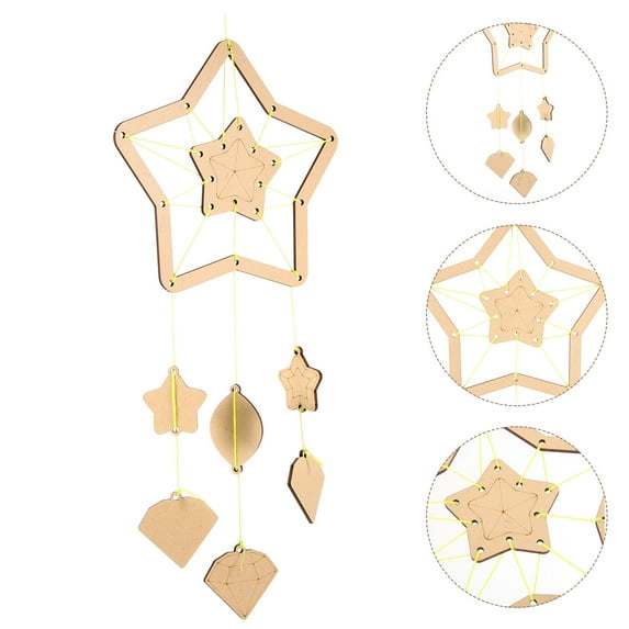 HAKIDZEL Dream Catcher Multi 1 Set Home Decoration Wooden Star Craft ...