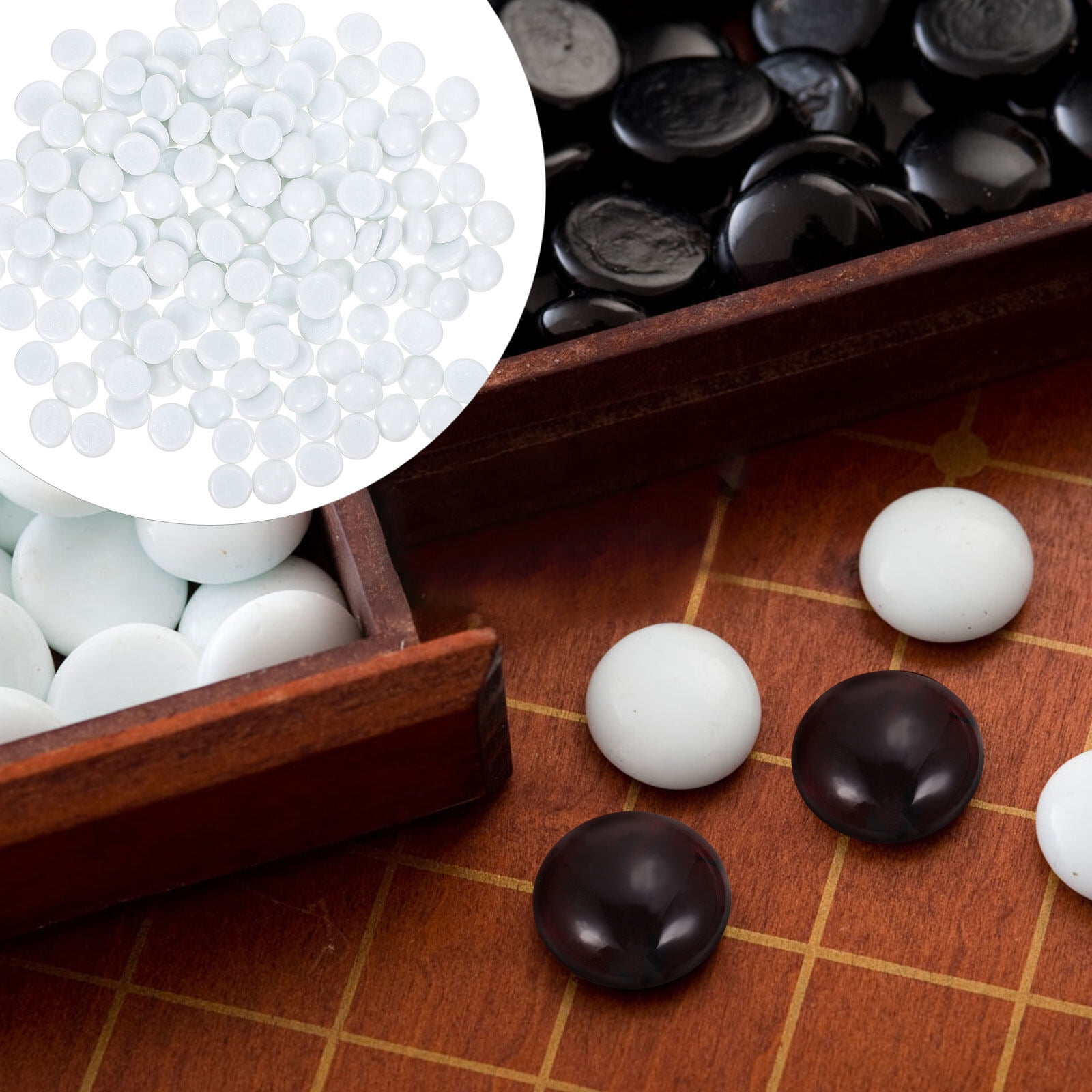 HAKIDZEL Go Chess Pieces 1 Set for Childrens Toy and for Long-term Use ...