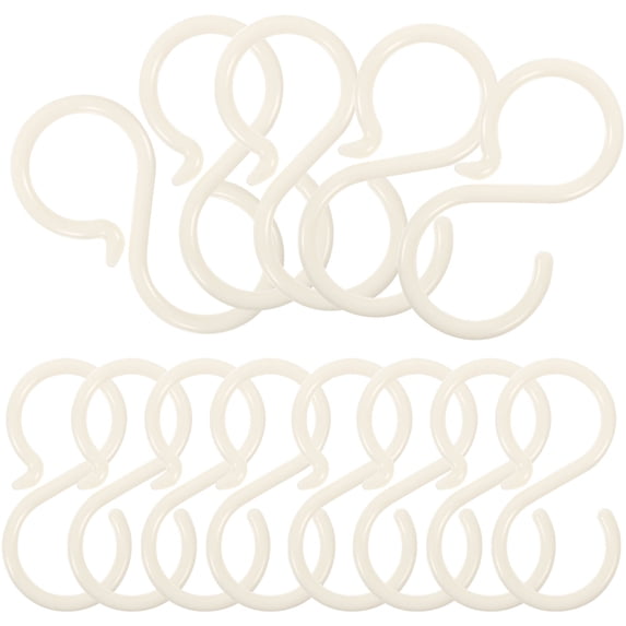HAKIDZEL S Shape Hooks for Fixing Made of Plastic Beige Color for ...