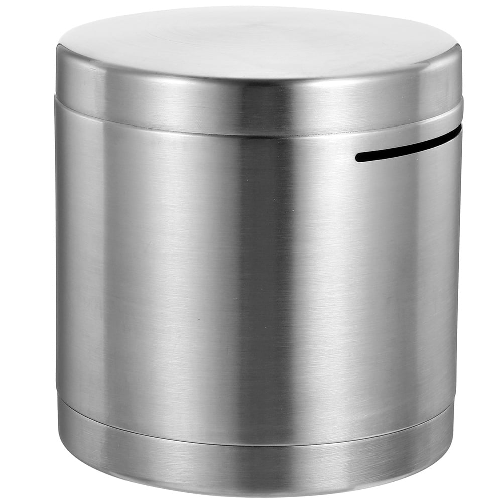 HAKIDZEL Saving Box 1Set Money Savings Box Silver Cylinder For Various ...