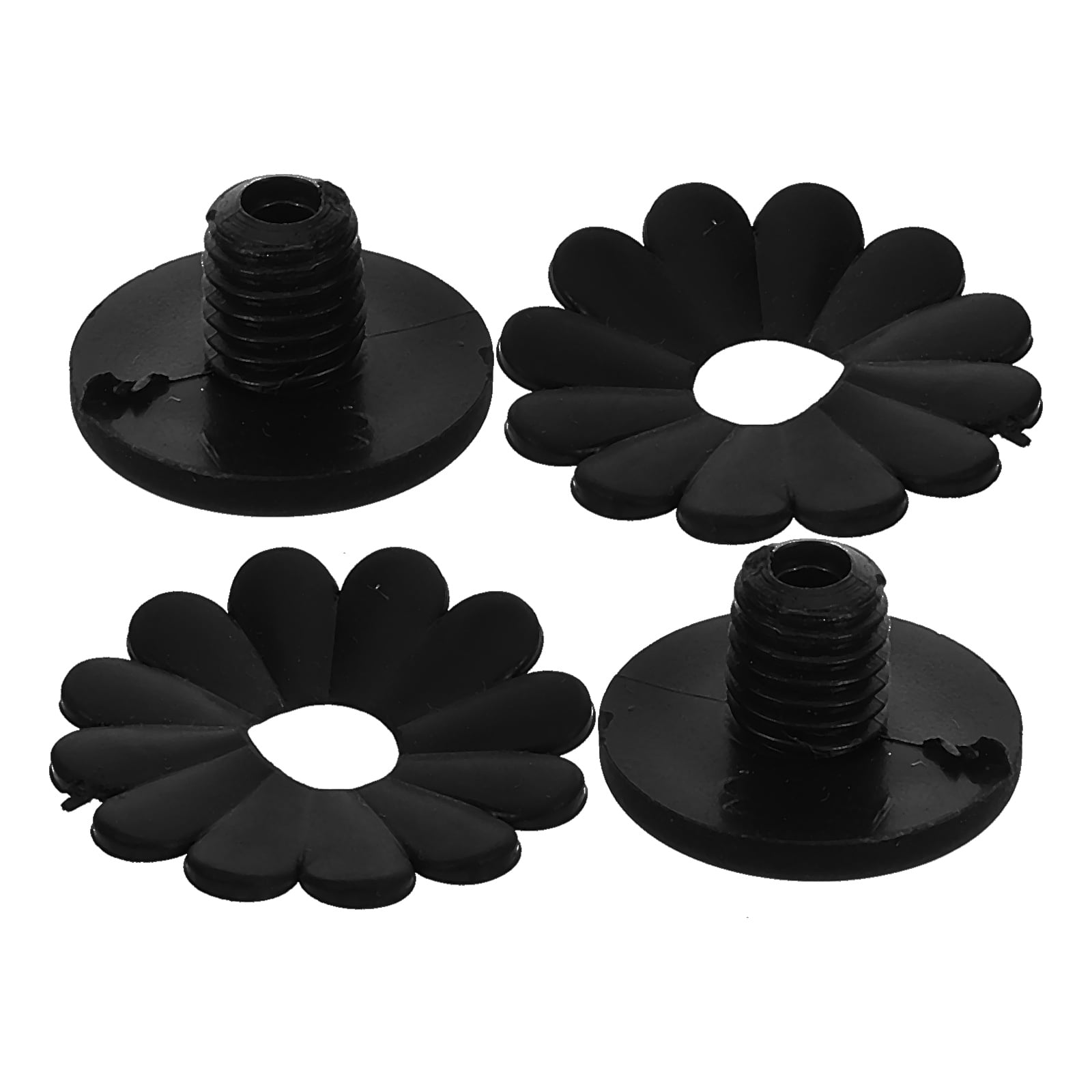 HAKIDZEL Umbrella Tip Caps 2Sets Black Plastic Protect Umbrella Tops ...